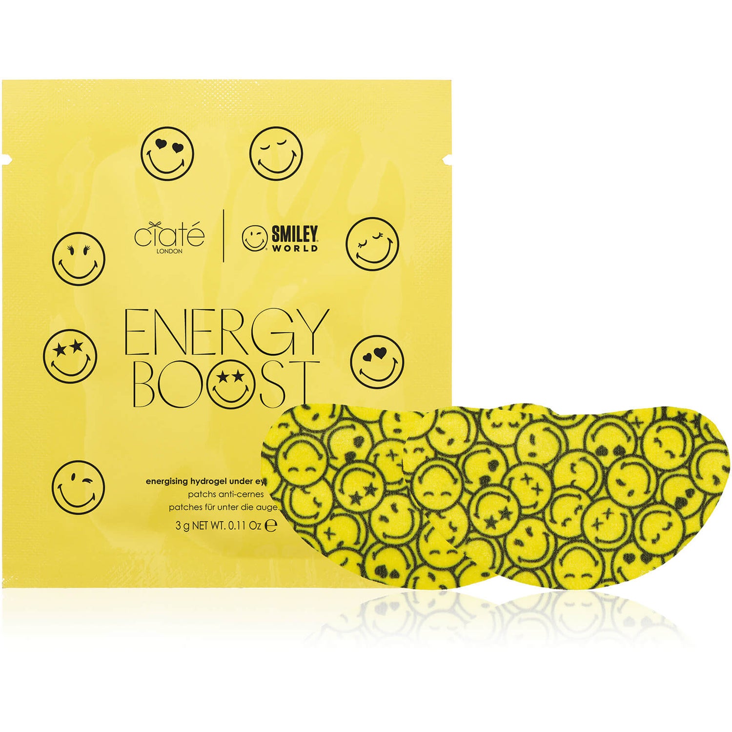 Ciaté London Smiley Energy Boost Revitalising Eye Patches 6 x 3g ...