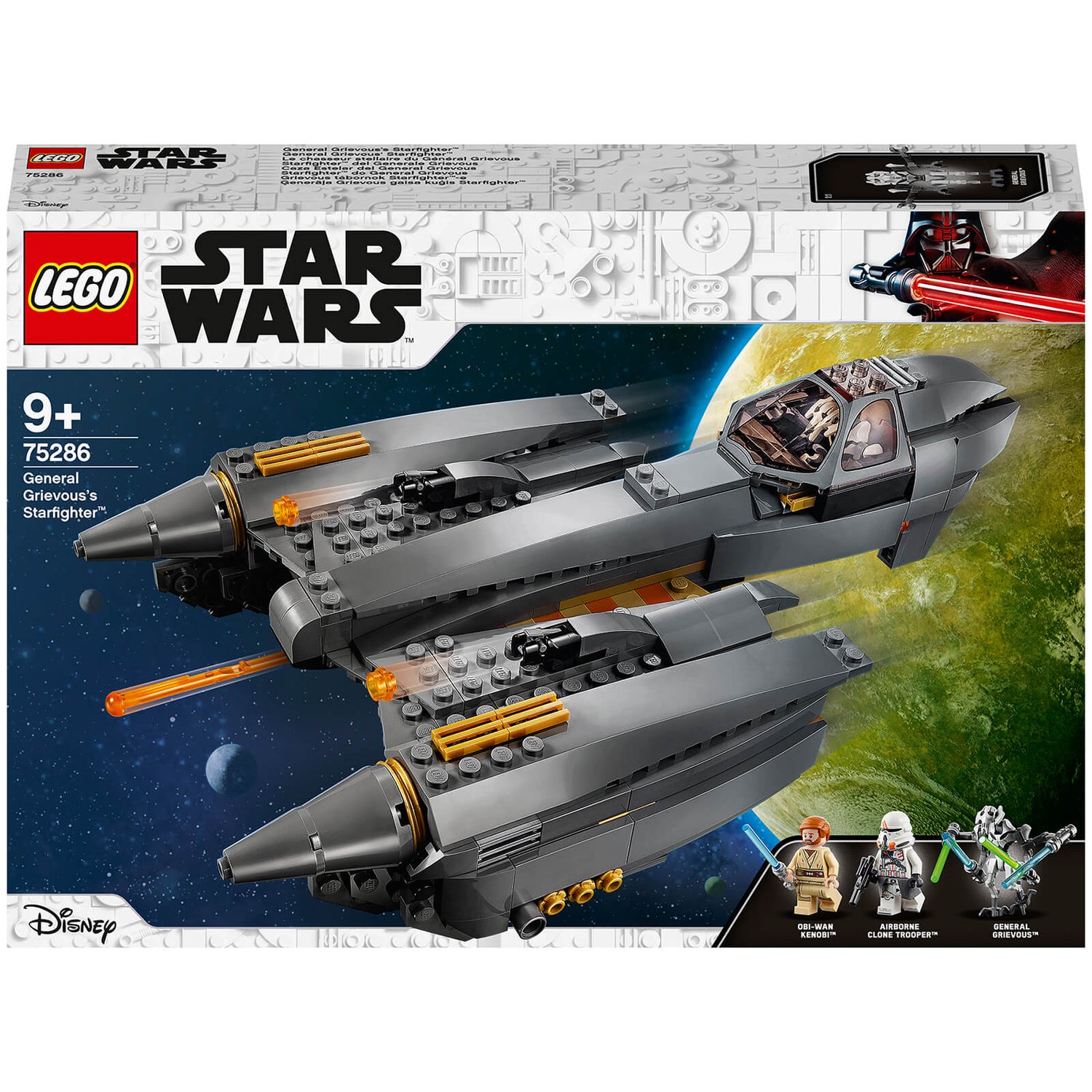 LEGO Star Wars: General Grievous’s Starfighter Set (75286) Toys - Zavvi UK