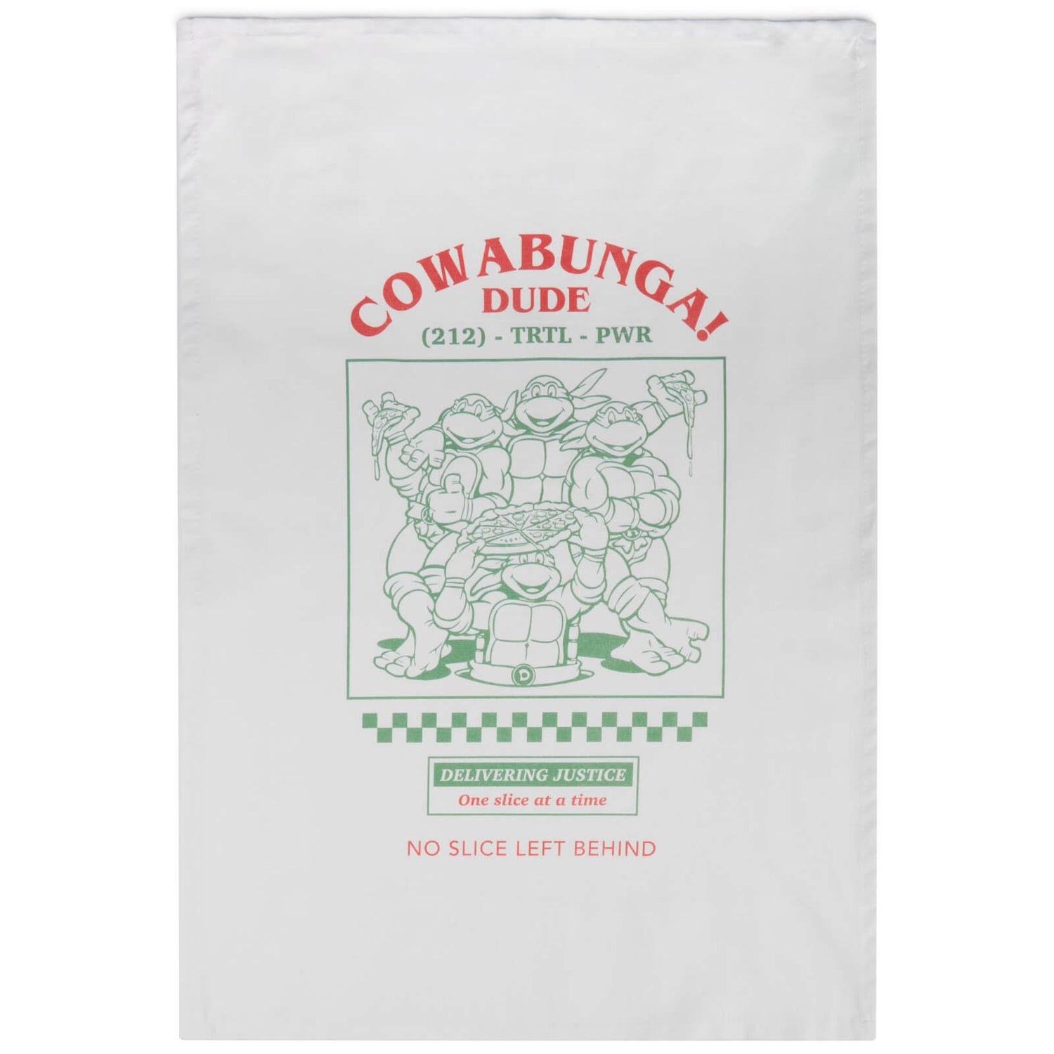 Serviettes en cotton Tortues Ninja Cowabunga - Blanc Homeware | Zavvi ...