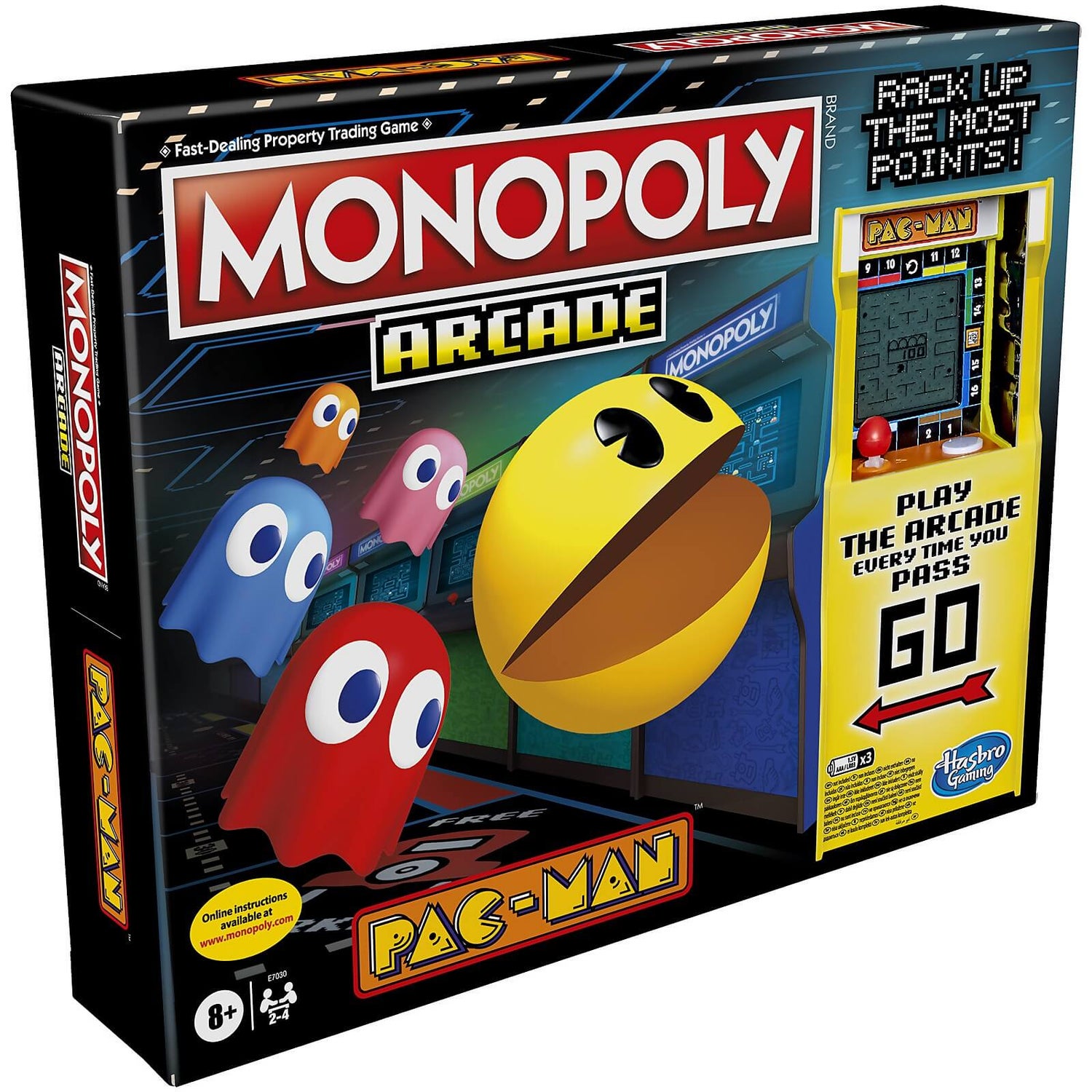 Monopoly Arcade Pacman Board Game Toys - Zavvi UK