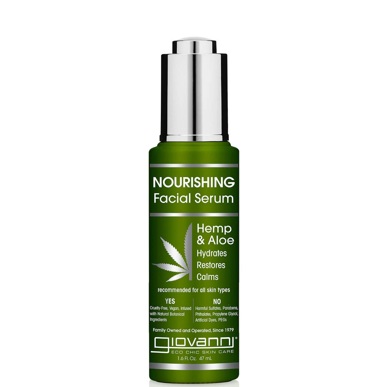 Giovanni Hemp Nourishing Facial Serum 47ml | Buy Online | Mankind