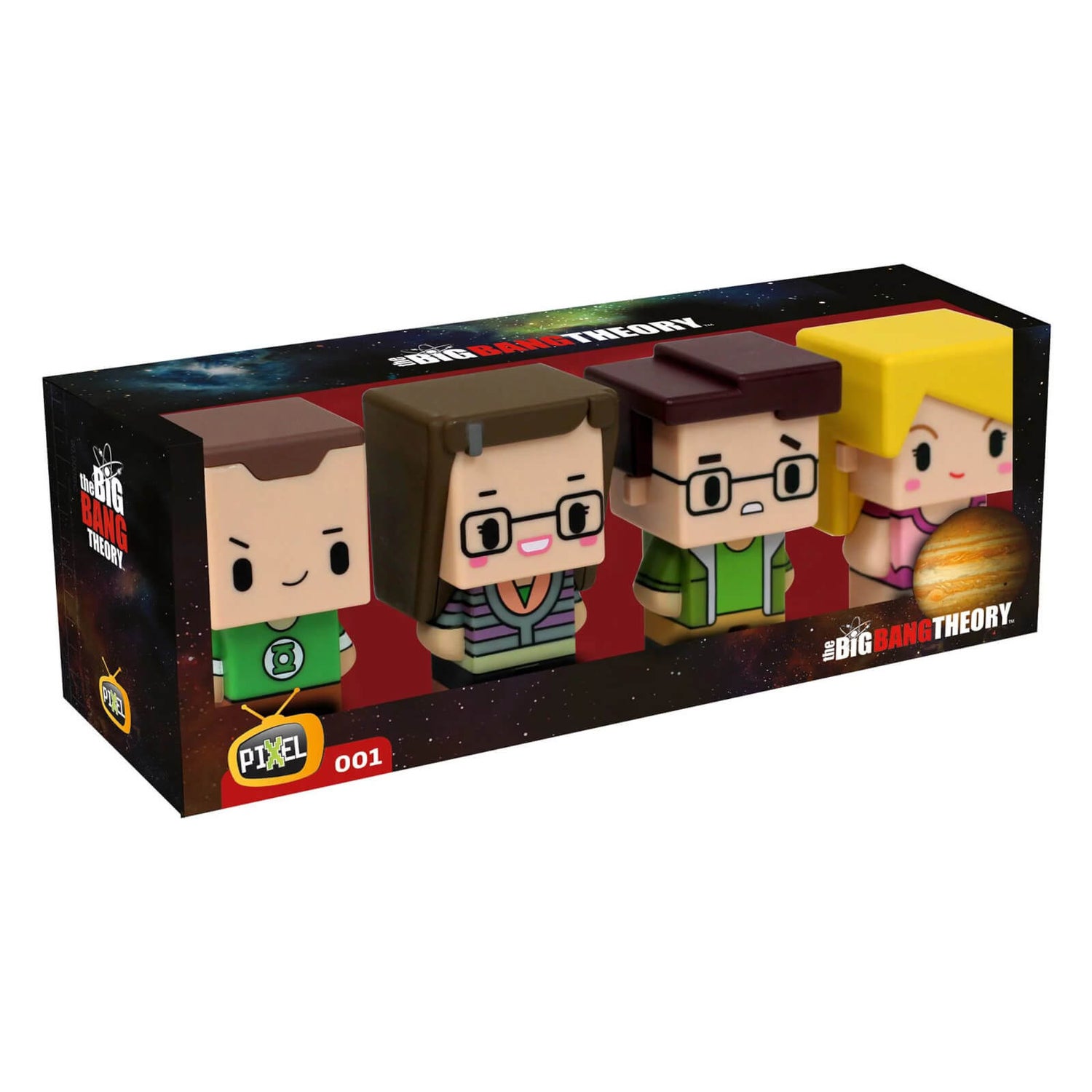 Pixel Figure Big Bang Theory Set 4 Figures 7cm Merchandise - Zavvi UK