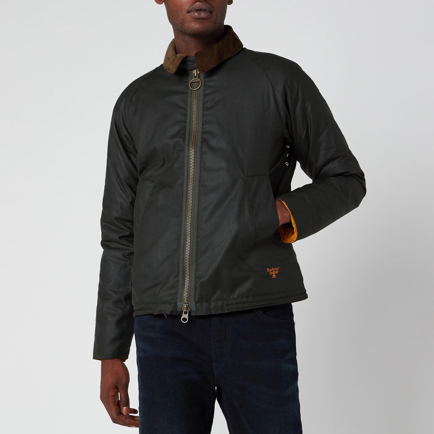 Barbour Beacon Men's Winter Munro Wax Jacket - Sage | TheHut.com