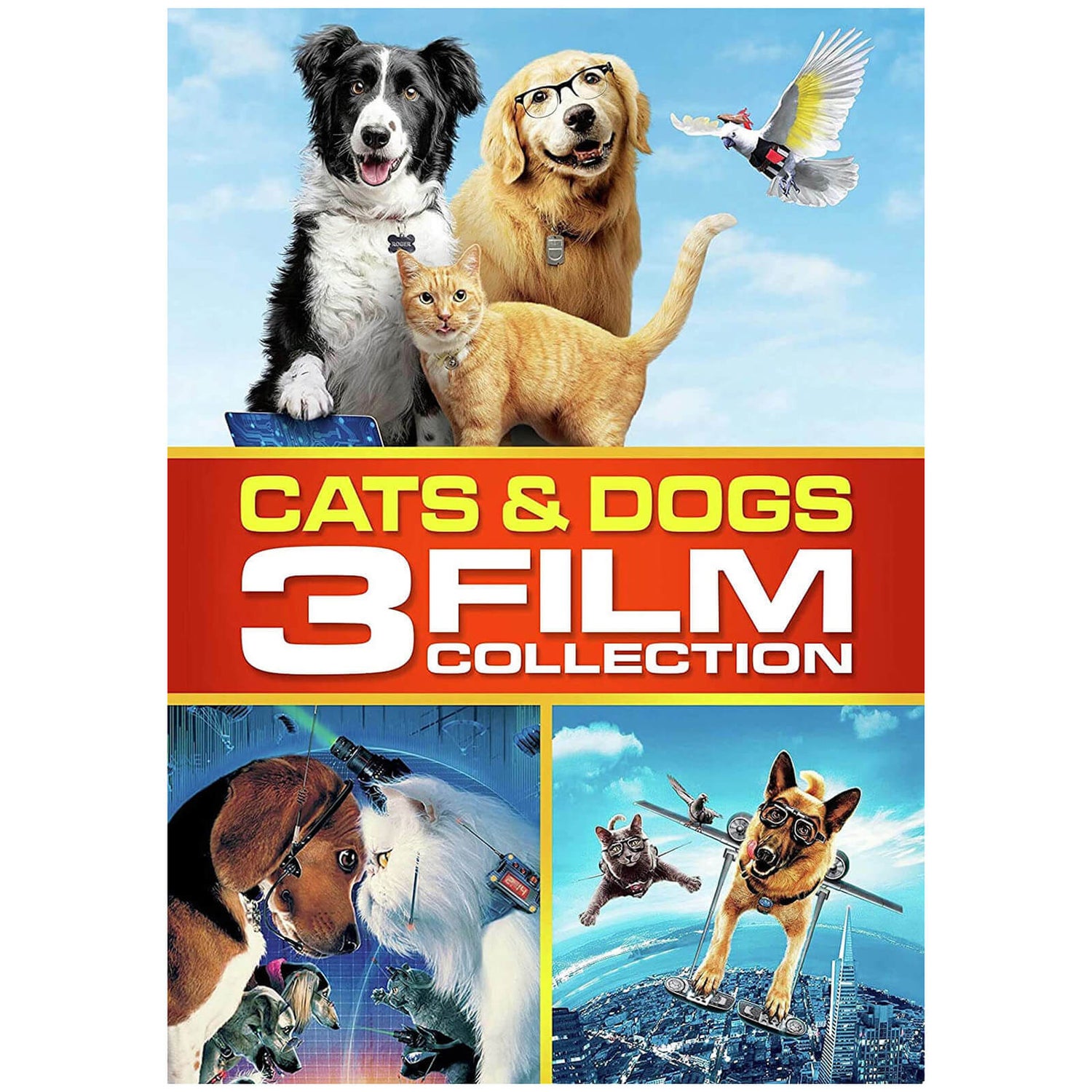 Cats & Dogs 3 Film Collection DVD - Zavvi UK