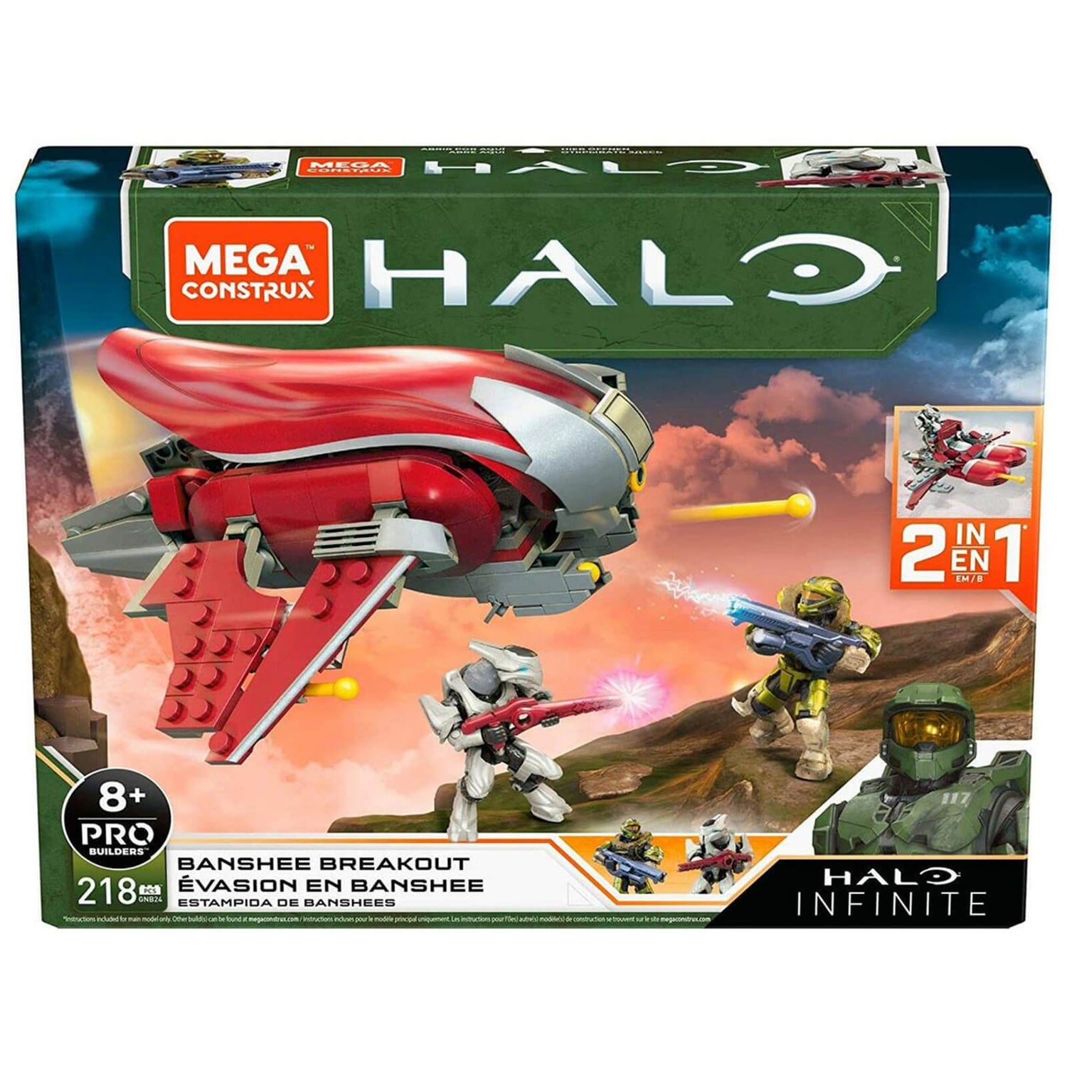 Halo Infinite Mega Construx Pro Builders Turret Takedown 98