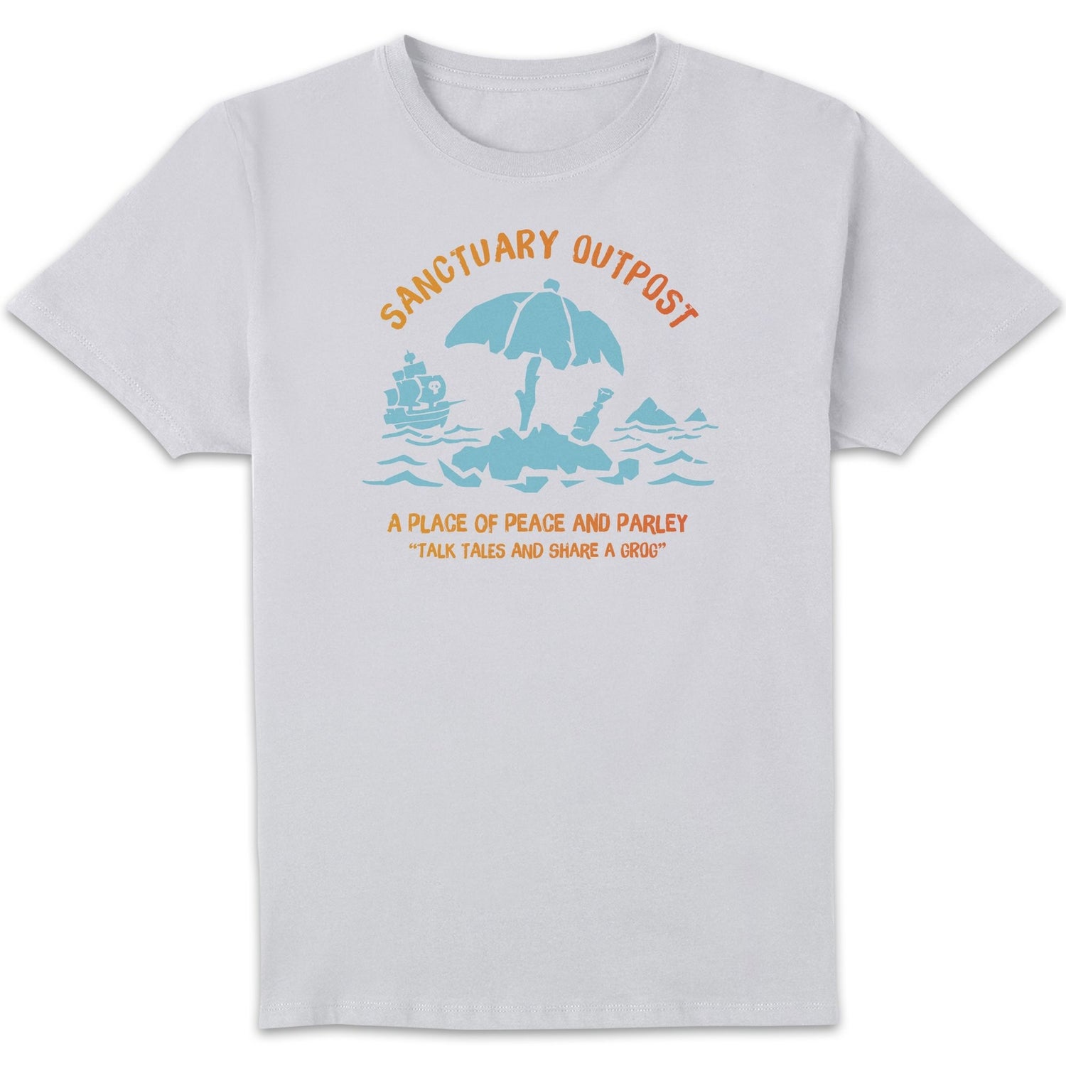 Sea Of Thieves Sanctuary Outpost Unisex T-Shirt - White Clothing - Zavvi UK