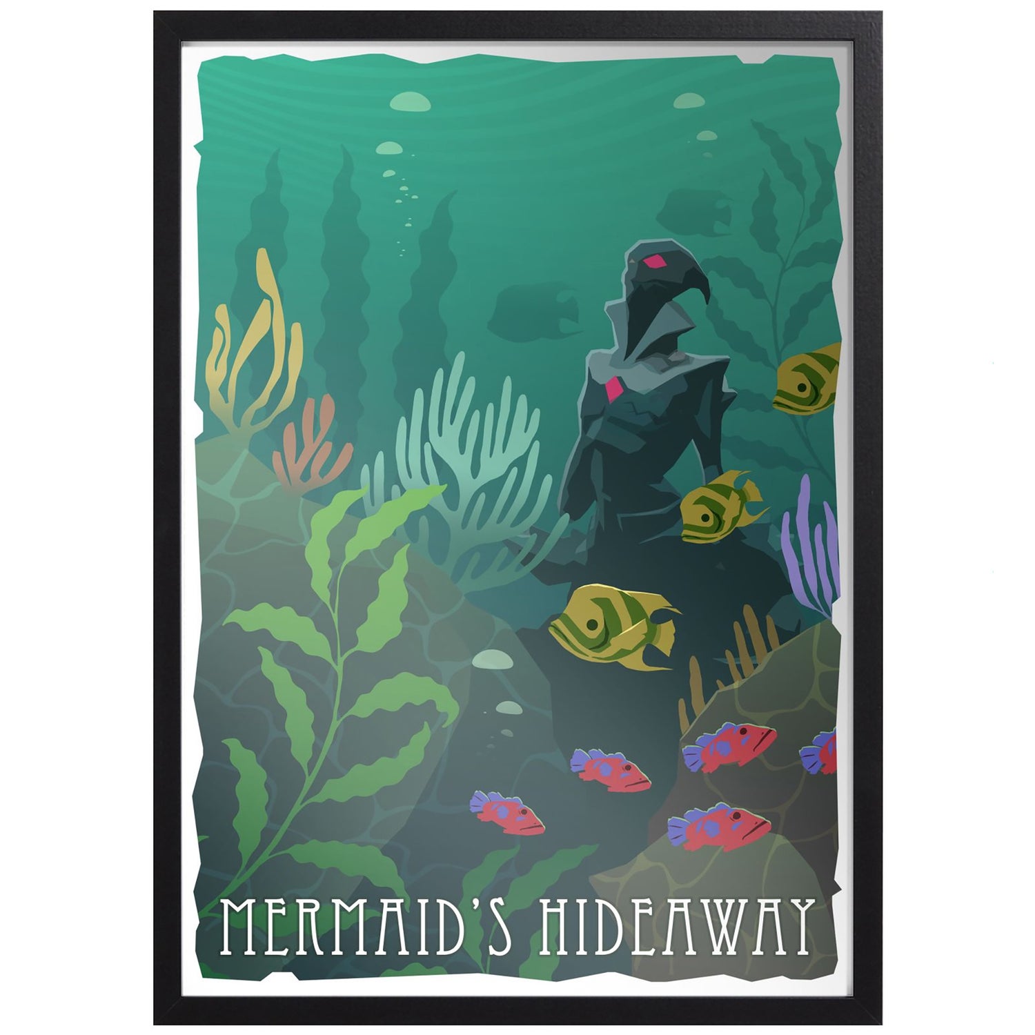 Sea Of Thieves Mermaids Hideaway Giclee Art Print Homeware - Zavvi UK