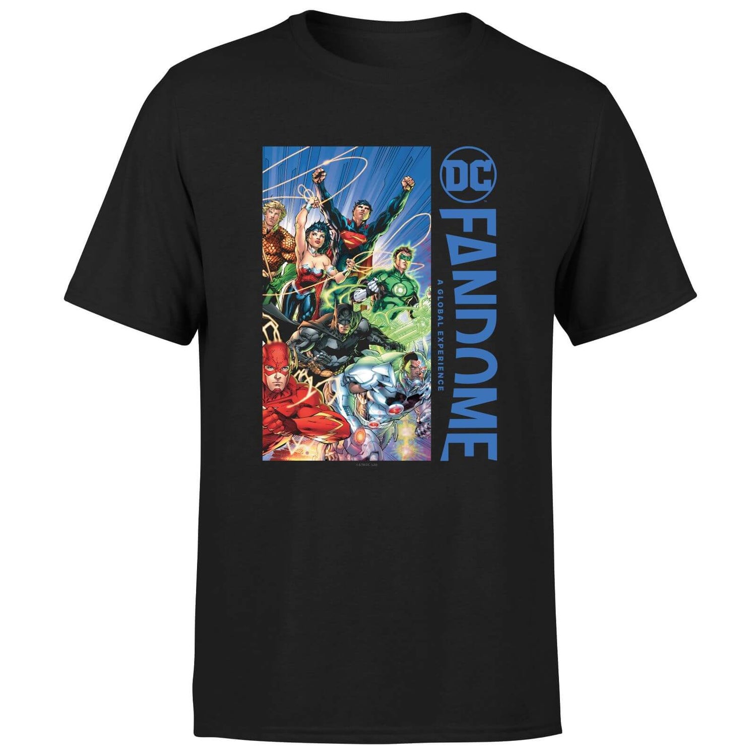 DC Fandome Justice League Men's T-Shirt - Black Clothing - Zavvi UK
