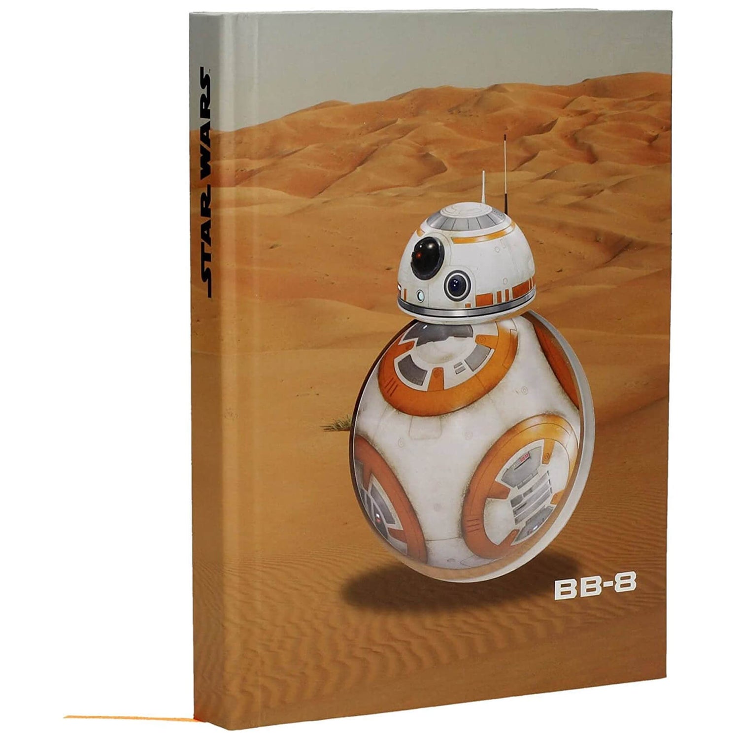 Star Wars E7 Light Up Notebook BB-8 Desert Style Merchandise - Zavvi UK