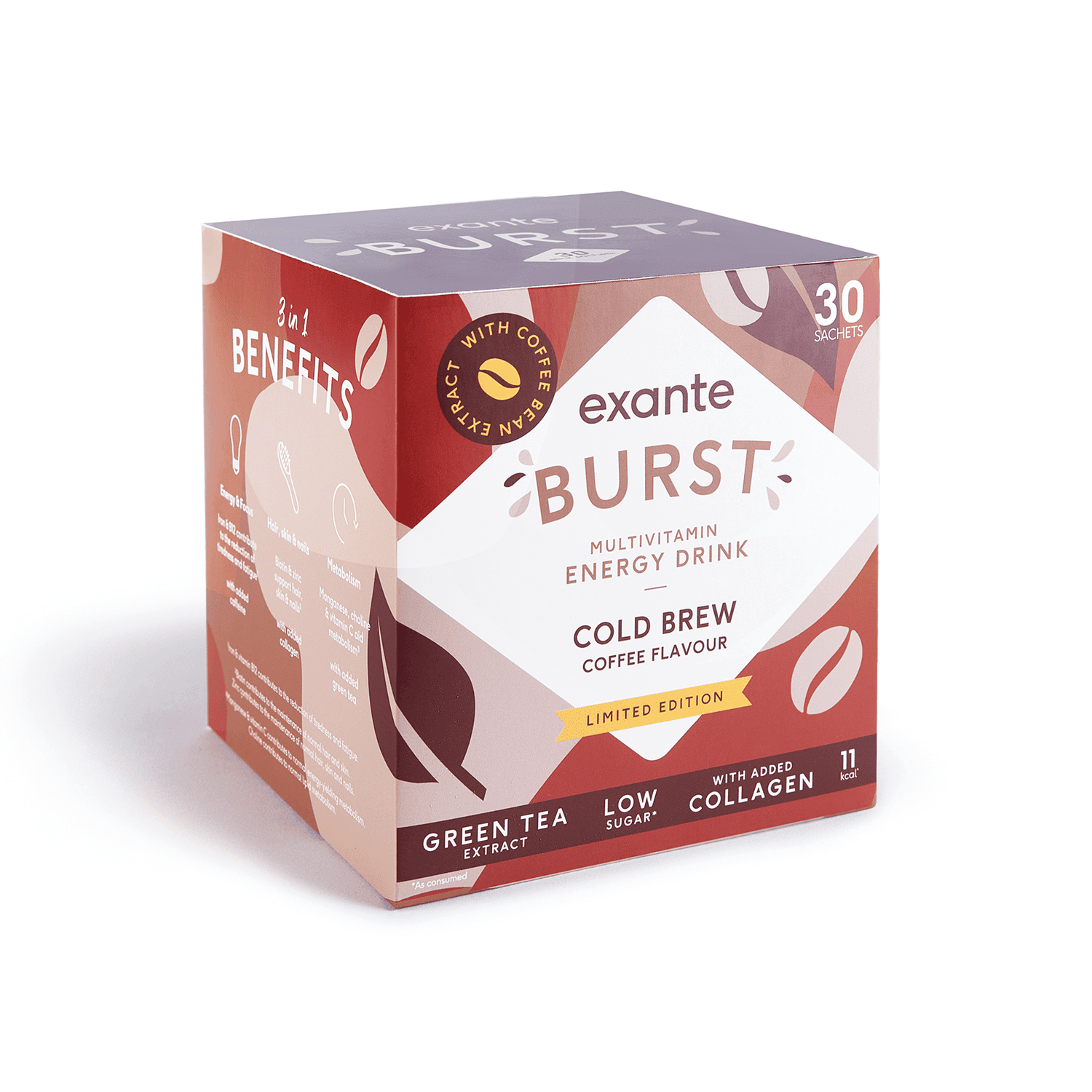 Low Calorie Energy Drink | BURST | Exante