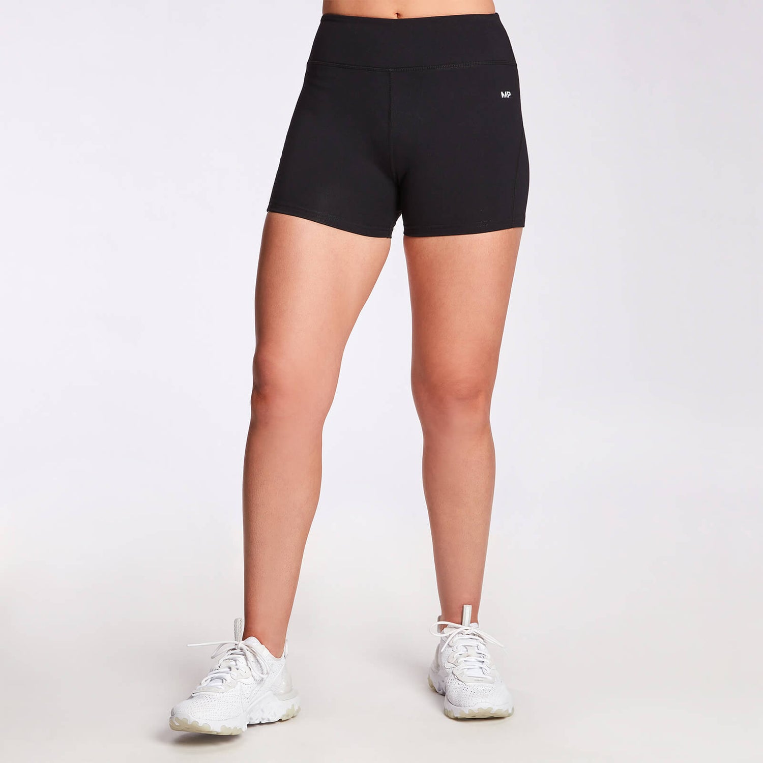 MP Damen Power Booty Shorts | Schwarz | MYPROTEIN™