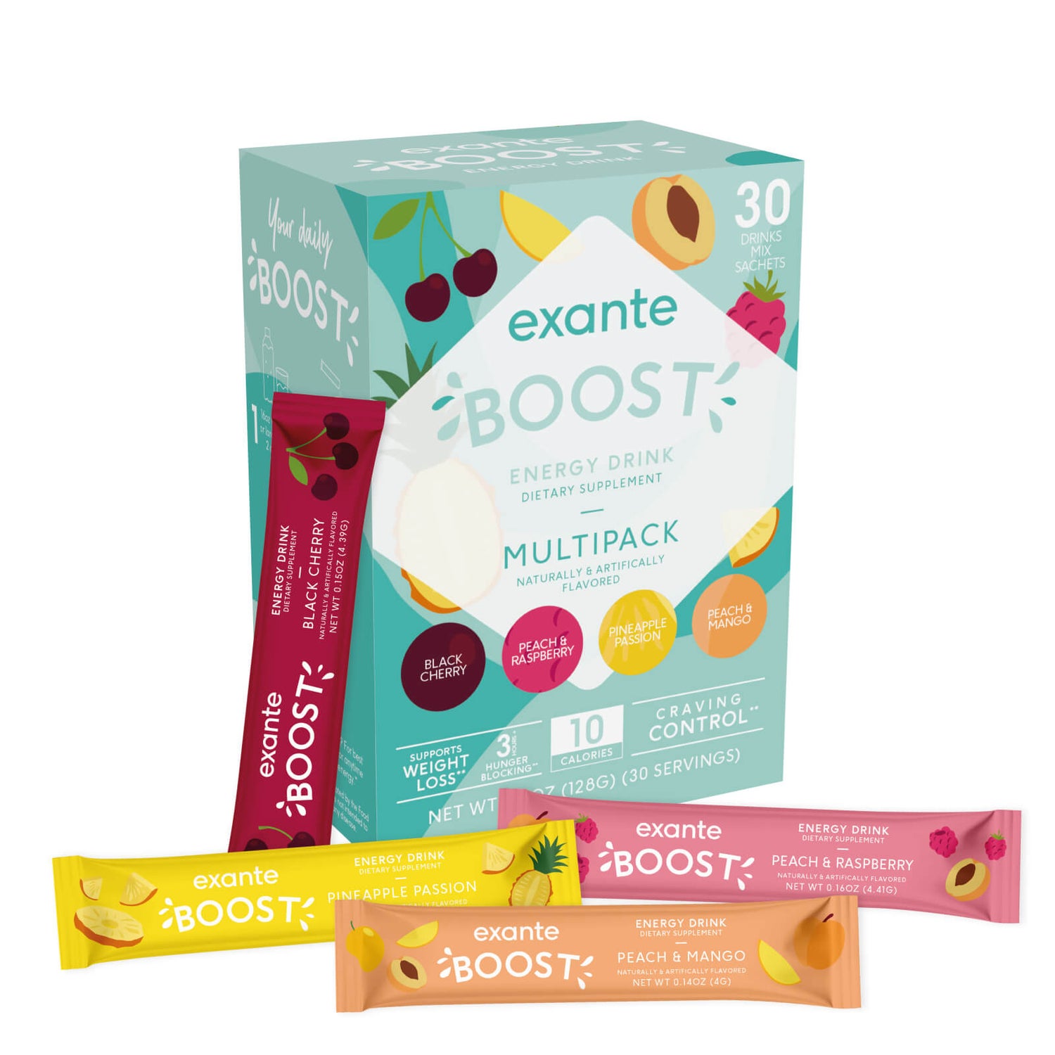 exante BOOST | Variety Pack | 30 Servings