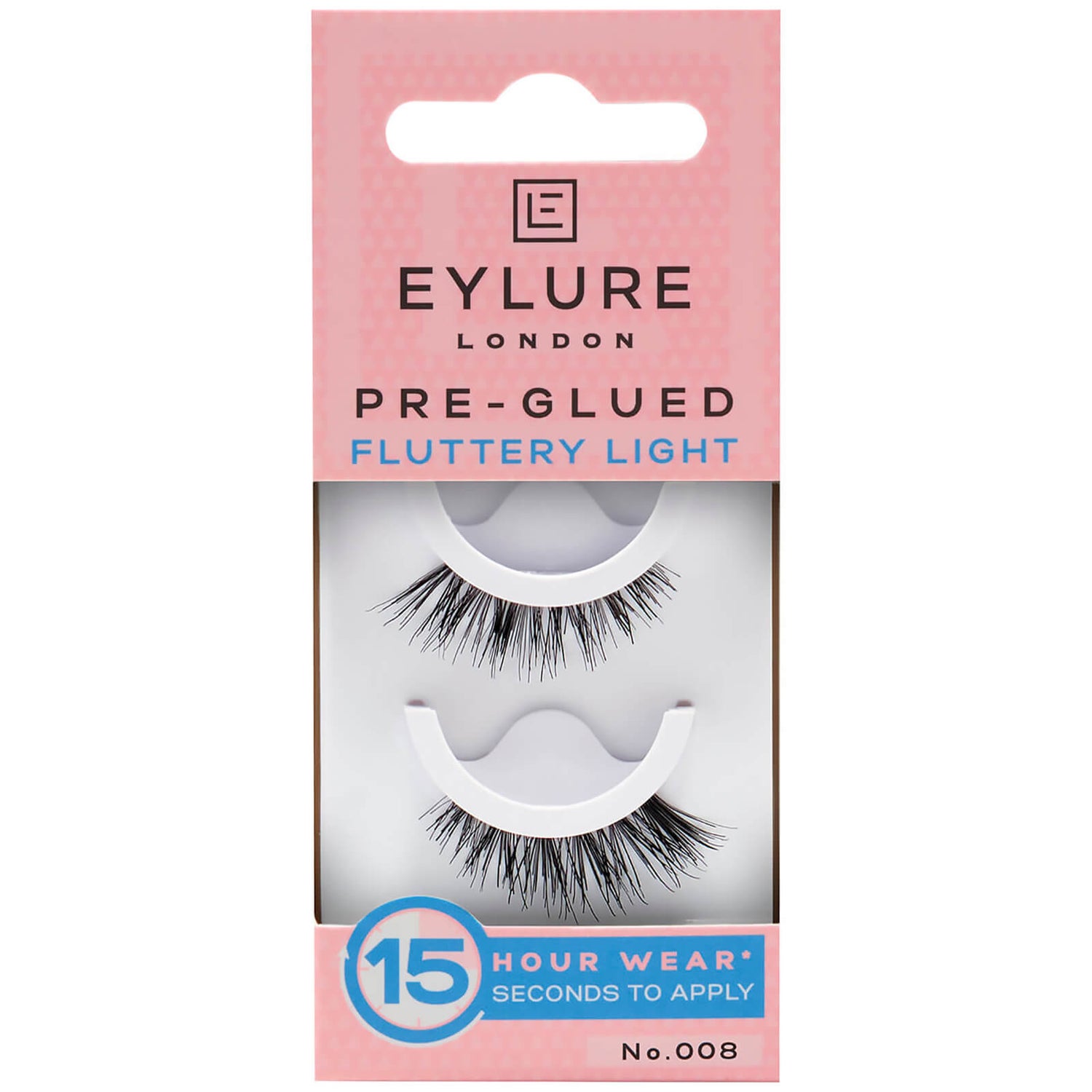 Eylure Pre-Glued Fluttery Light 008 Lash | LOOKFANTASTIC