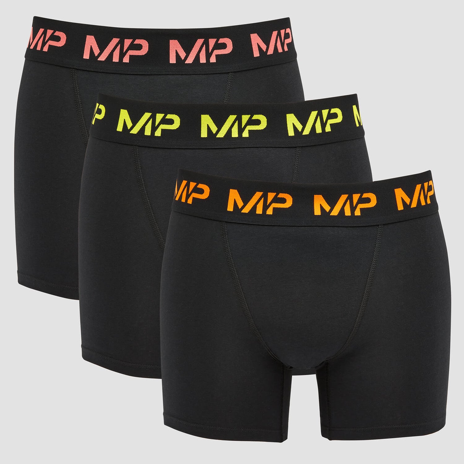 MP Men's Coloured logo Boxers | Black | MYPROTEIN™