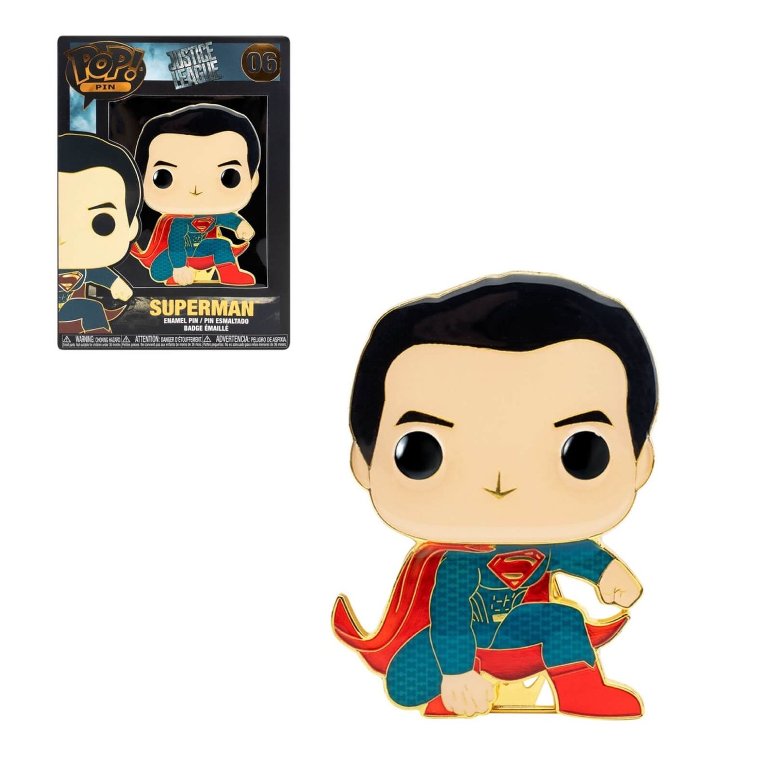 DC Comics Superman Funko Pop! Pin Merchandise - Zavvi UK