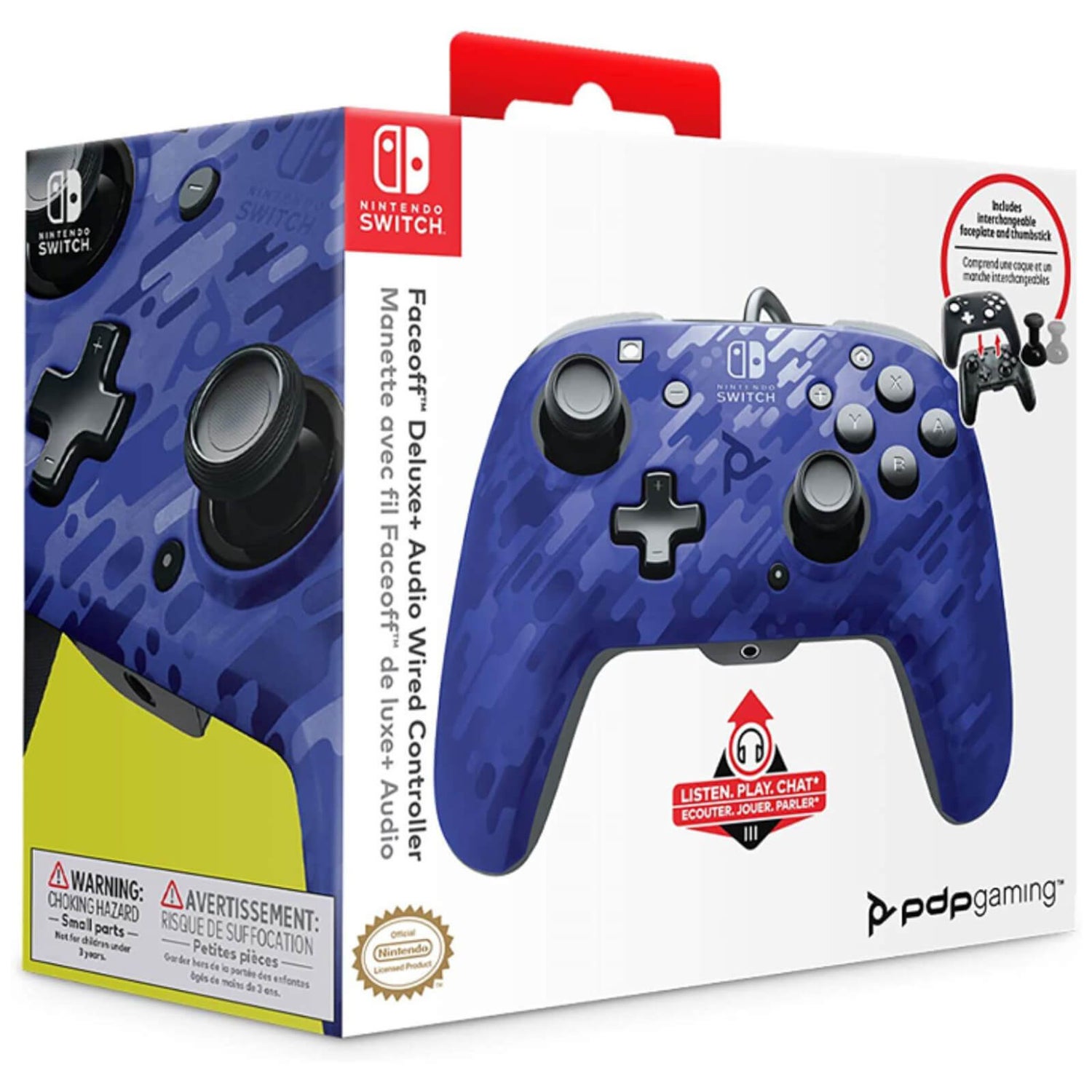 Nintendo Switch Control - Blue Camo Games Accessories - Zavvi UK