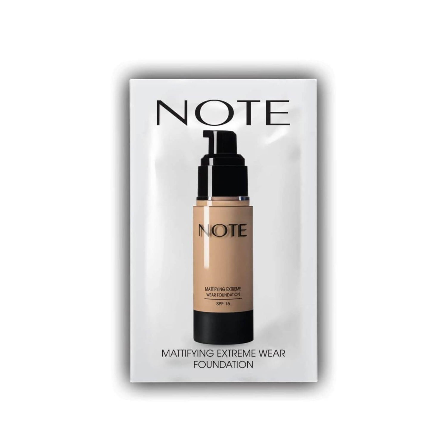 Note Cosmetics Mattifying Extreme Wear Foundation Sachet - 03 Medium ...