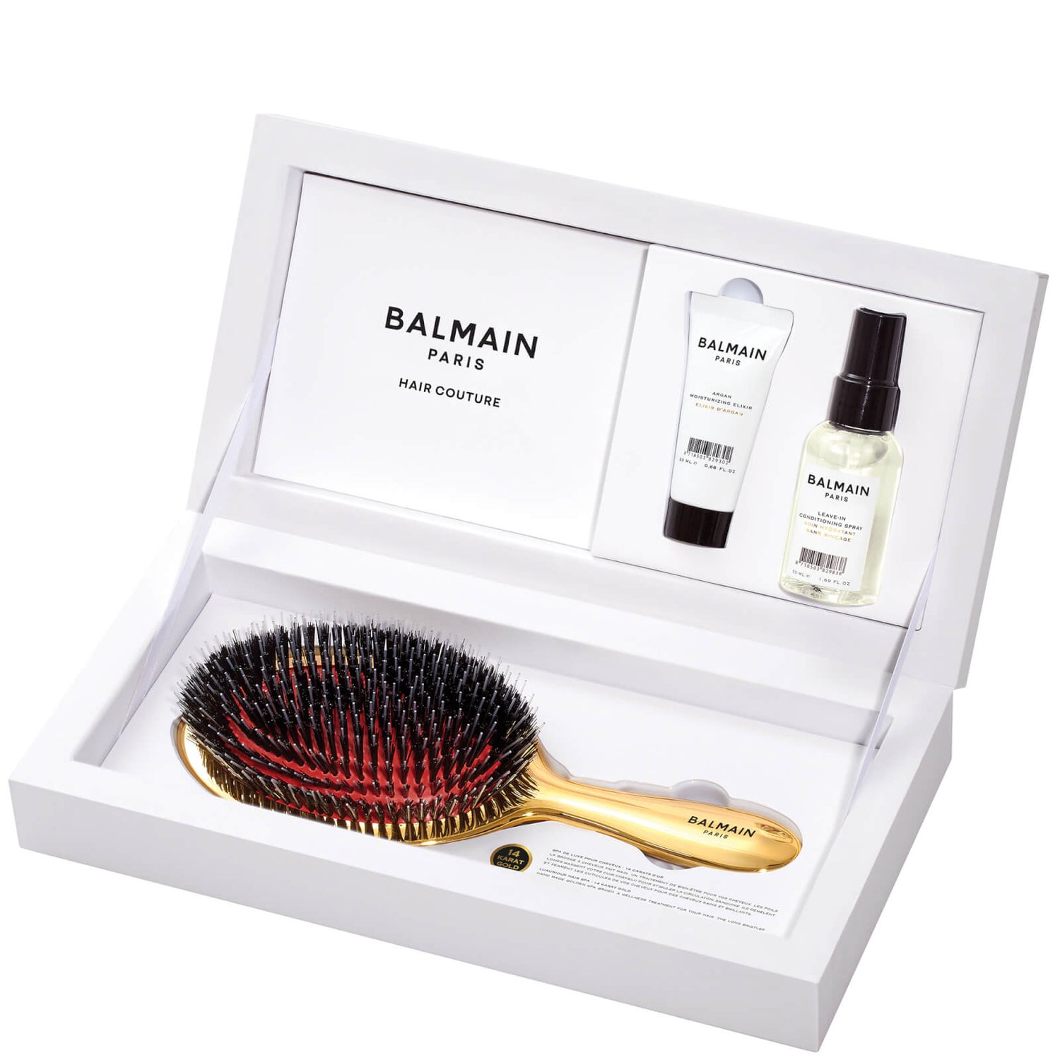 Balmain Golden Spa Brush Set | HQ Hair