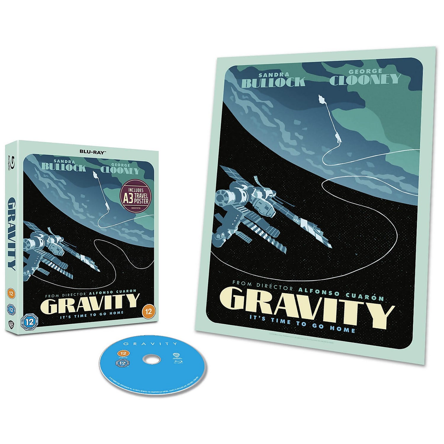 Gravity Blu Ray Cover