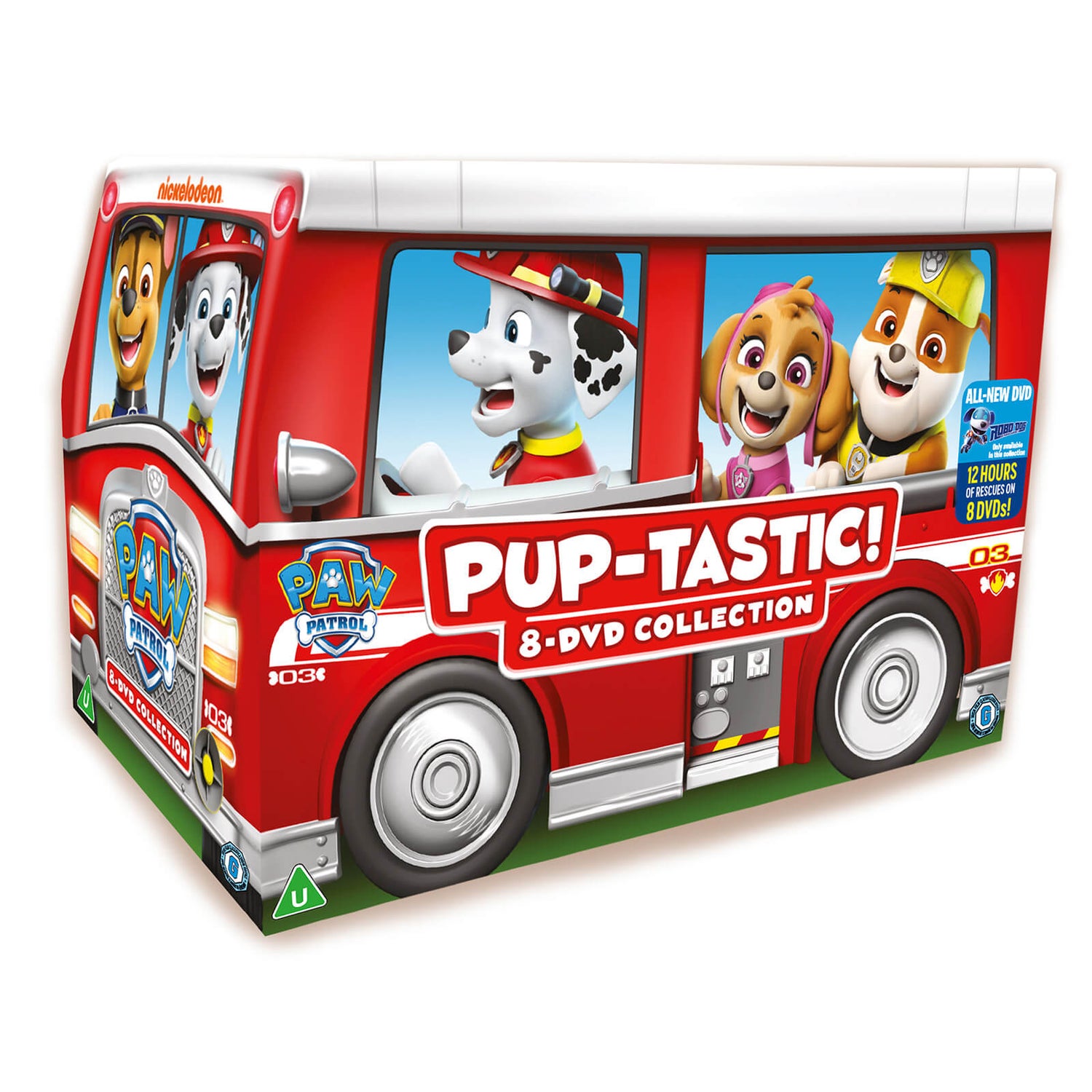 Paw Patrol Pup-Tastic 8-DVD Collection DVD | Zavvi Australia