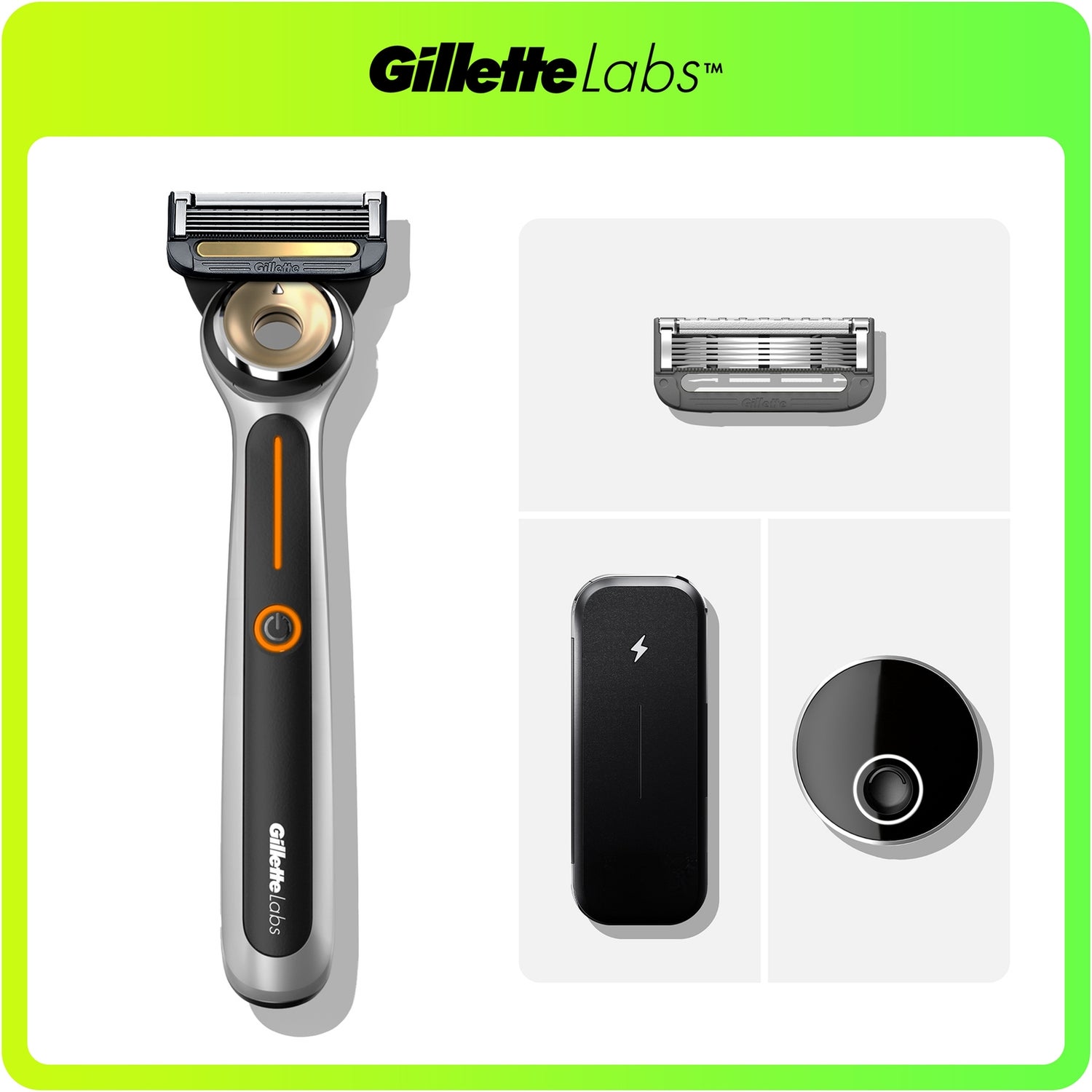 Gillette GilletteLabs Heated Razor Travel Kit - Snabb leverans