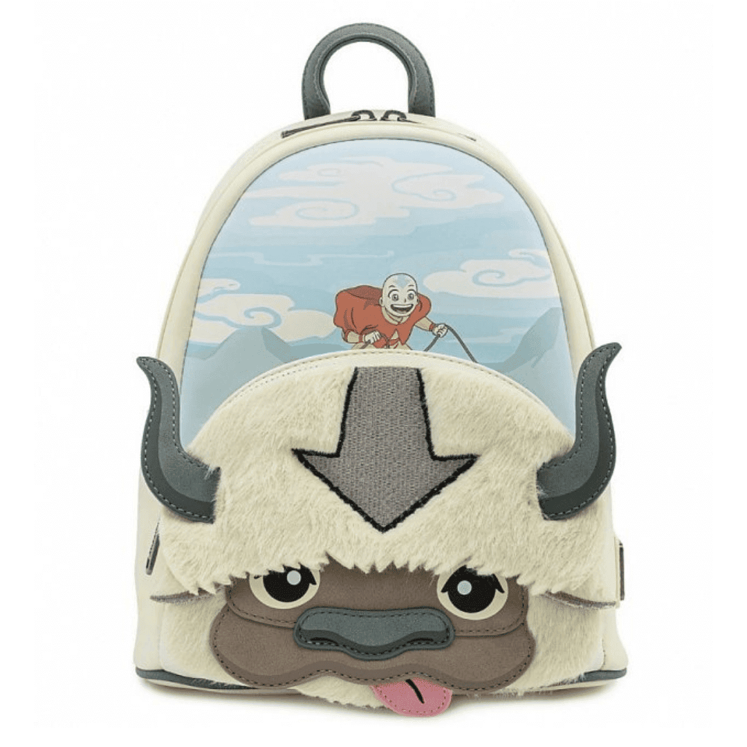 Loungefly Nickelodeon Avatar Aang Appa Cosplay Plush Mini Backpack ...