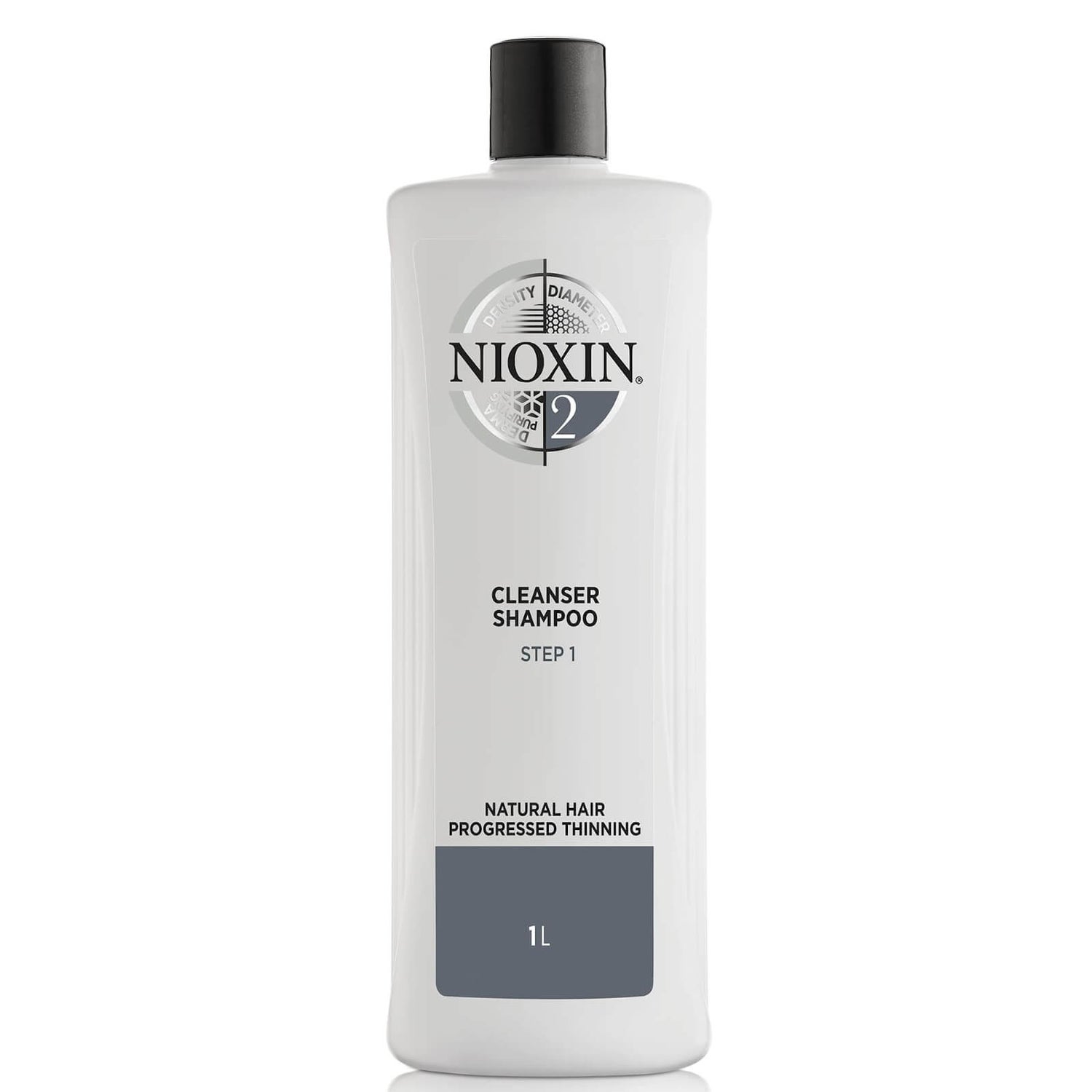 Nioxin System 2 Cleanser Shampoo for Natural Hair with Progressed ...