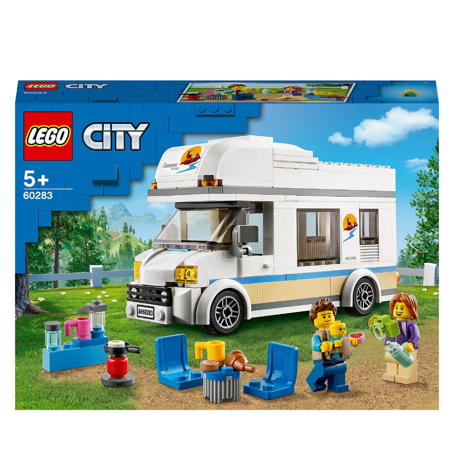 LEGO City: Great Vehicles Holiday Camper Van Toy Car (60283) Toys ...