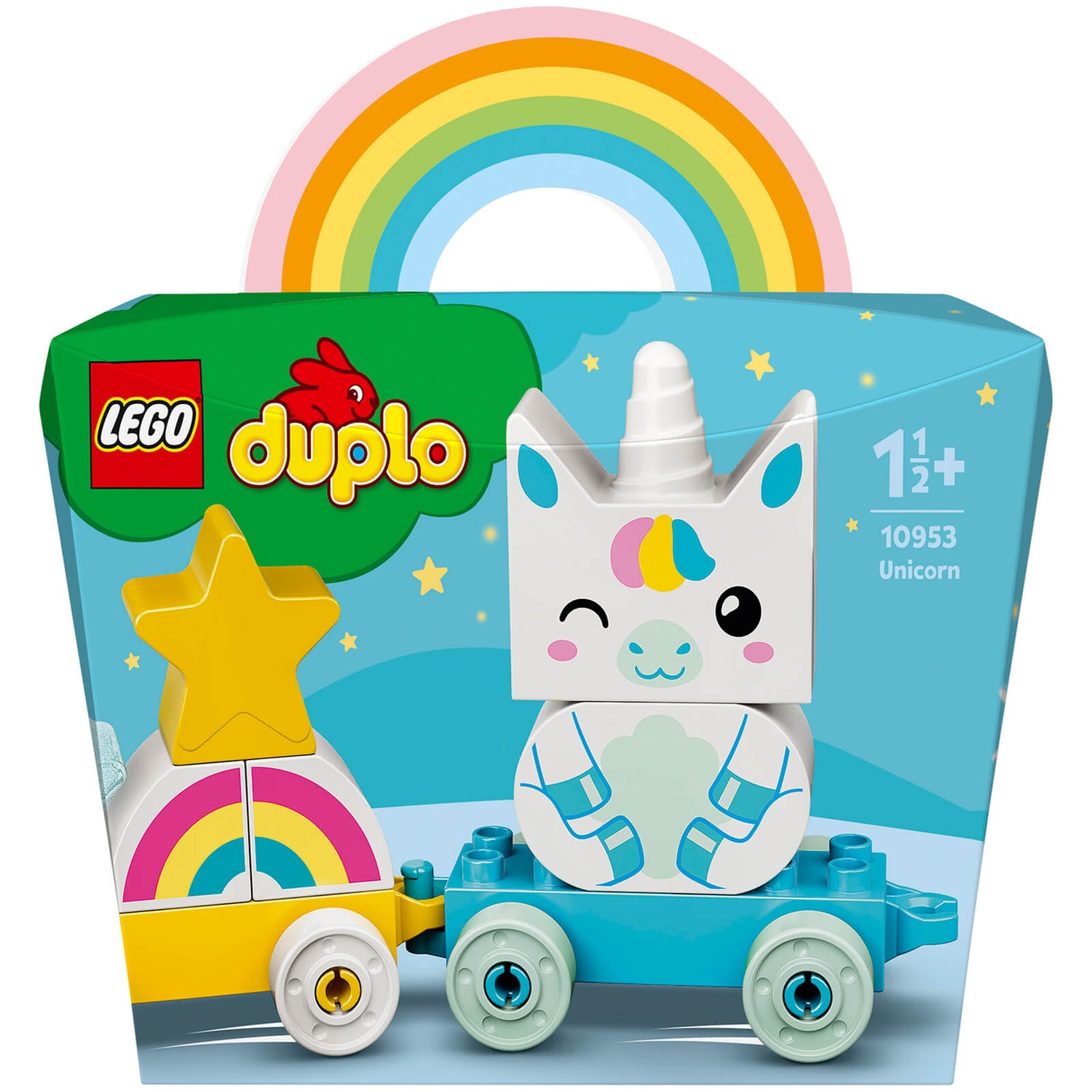 LEGO DUPLO My First: Unicorn Train Toy for Toddlers (10953) - IWOOT UK