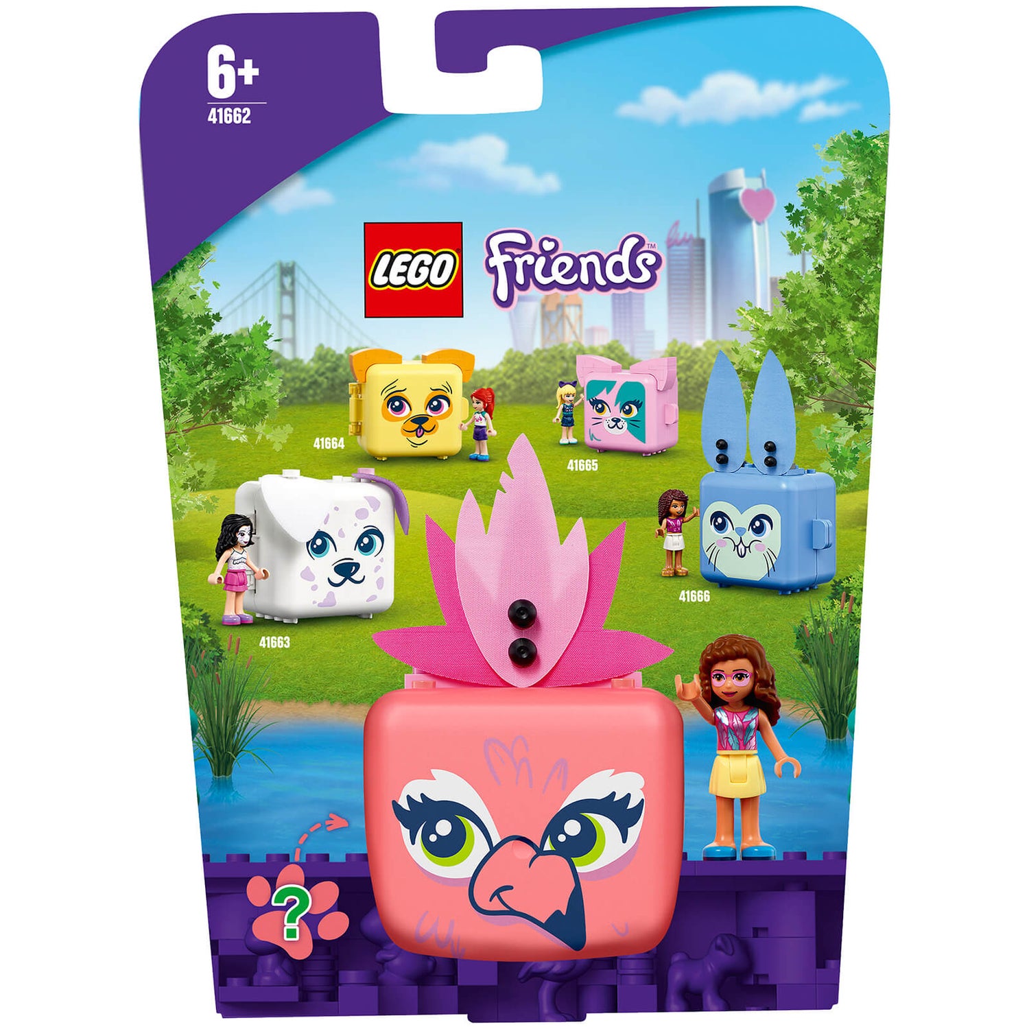 LEGO Friends: Olivias Flamingo Cube Set Series 4 (41662) Toys - Zavvi UK