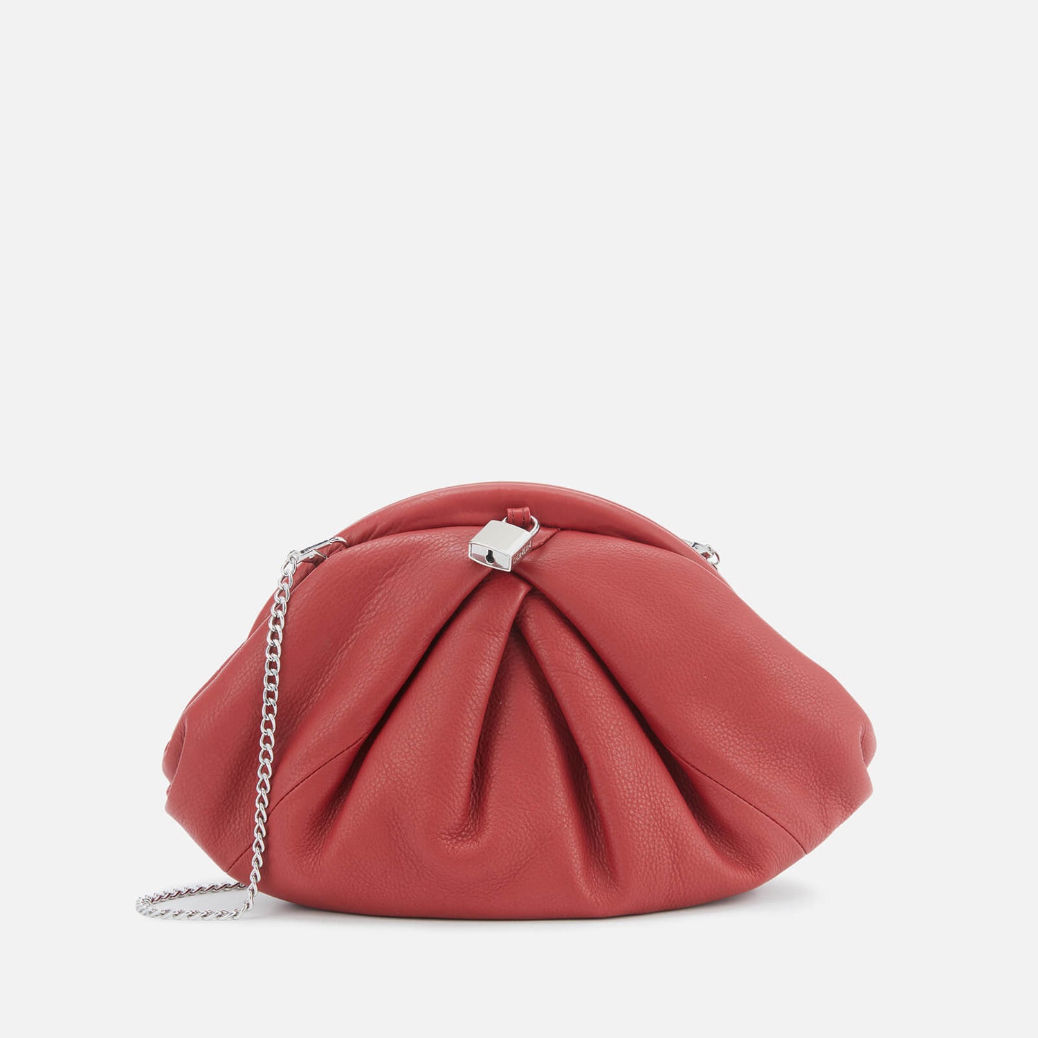 Núnoo Women's Saki Smooth Clutch - Raspberry | TheHut.com