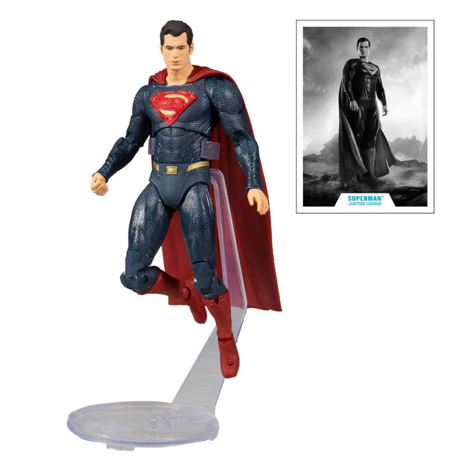 McFarlane DC Justice League Movie 7" Figures - Superman (Blue/Red Suit ...
