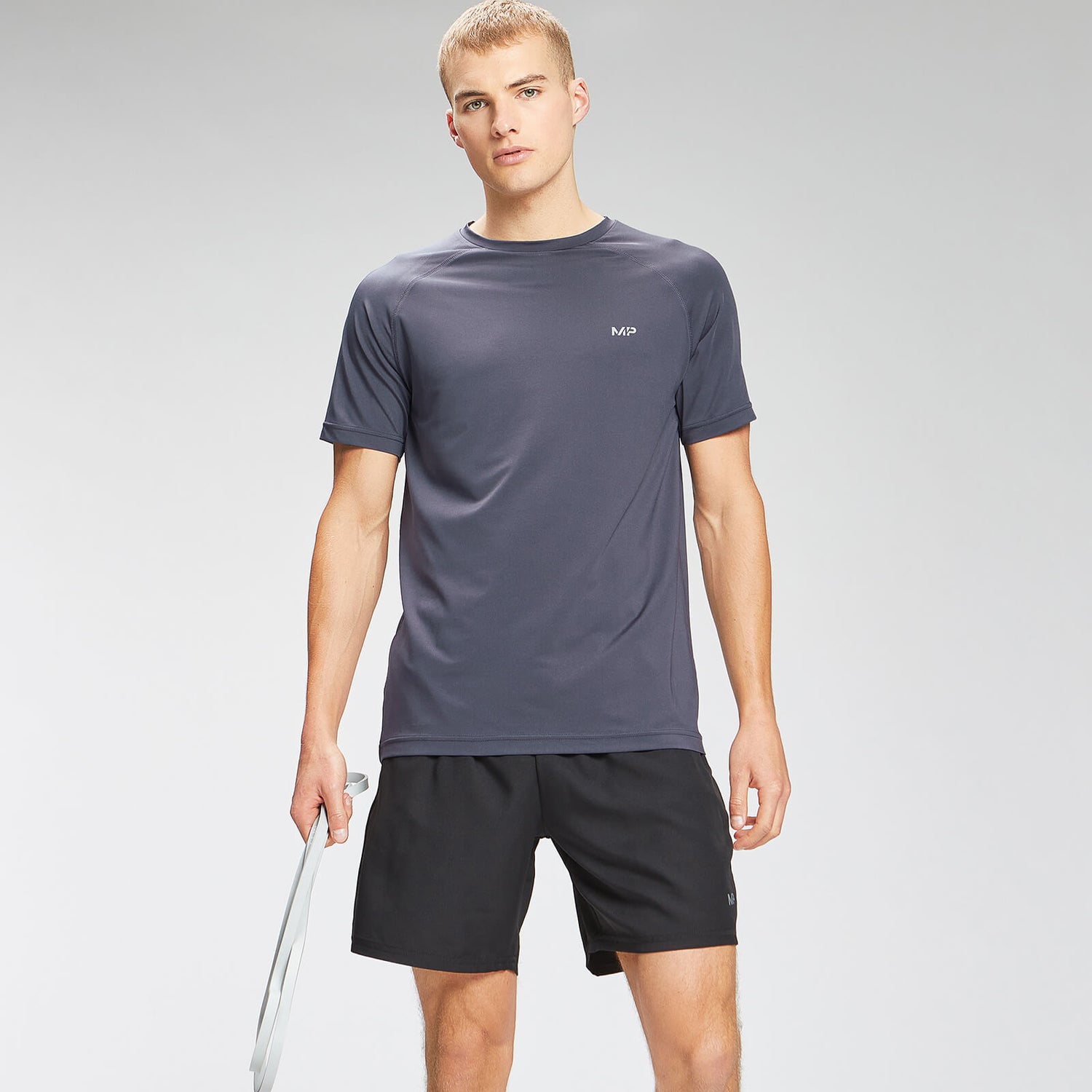 MP Men's Repeat Graphic Training Short Sleeve T-Shirt - Graphite ...