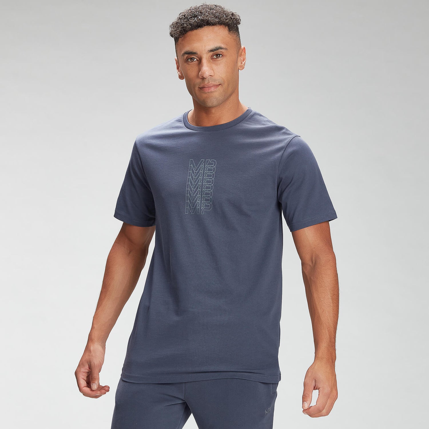 MP Men's Repeat MP Graphic Short Sleeve T-Shirt - Graphite | MYPROTEIN™