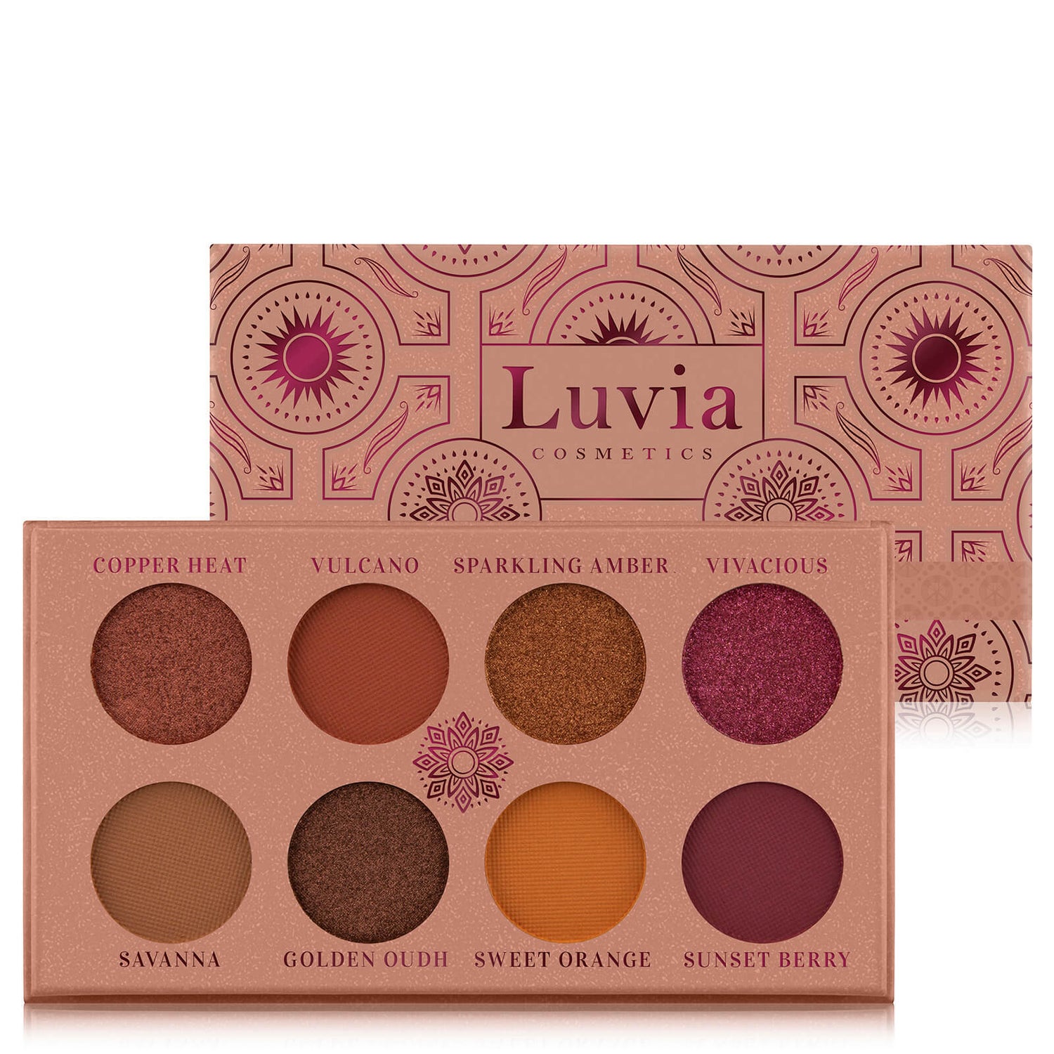 Luvia SunSet Nova Eyeshadow Palette - lookfantastic
