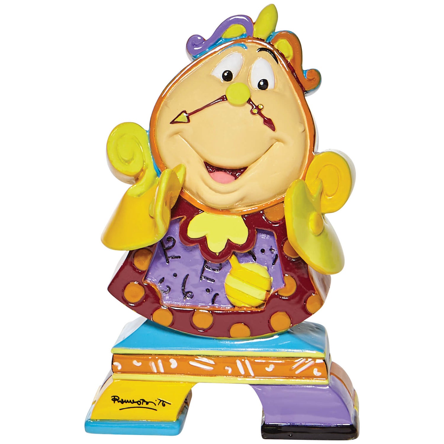 Disney Cogsworth Mini Figurine Merchandise - Zavvi UK