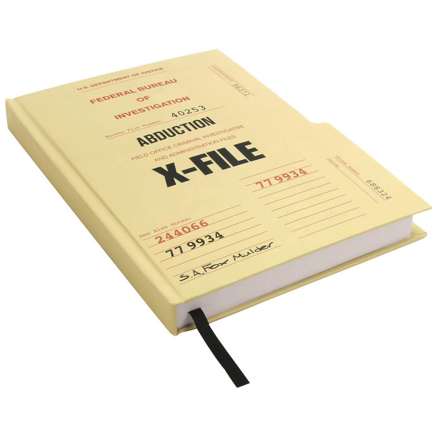 Coop X-Files Case File Journal Hardcover Merchandise - Zavvi UK
