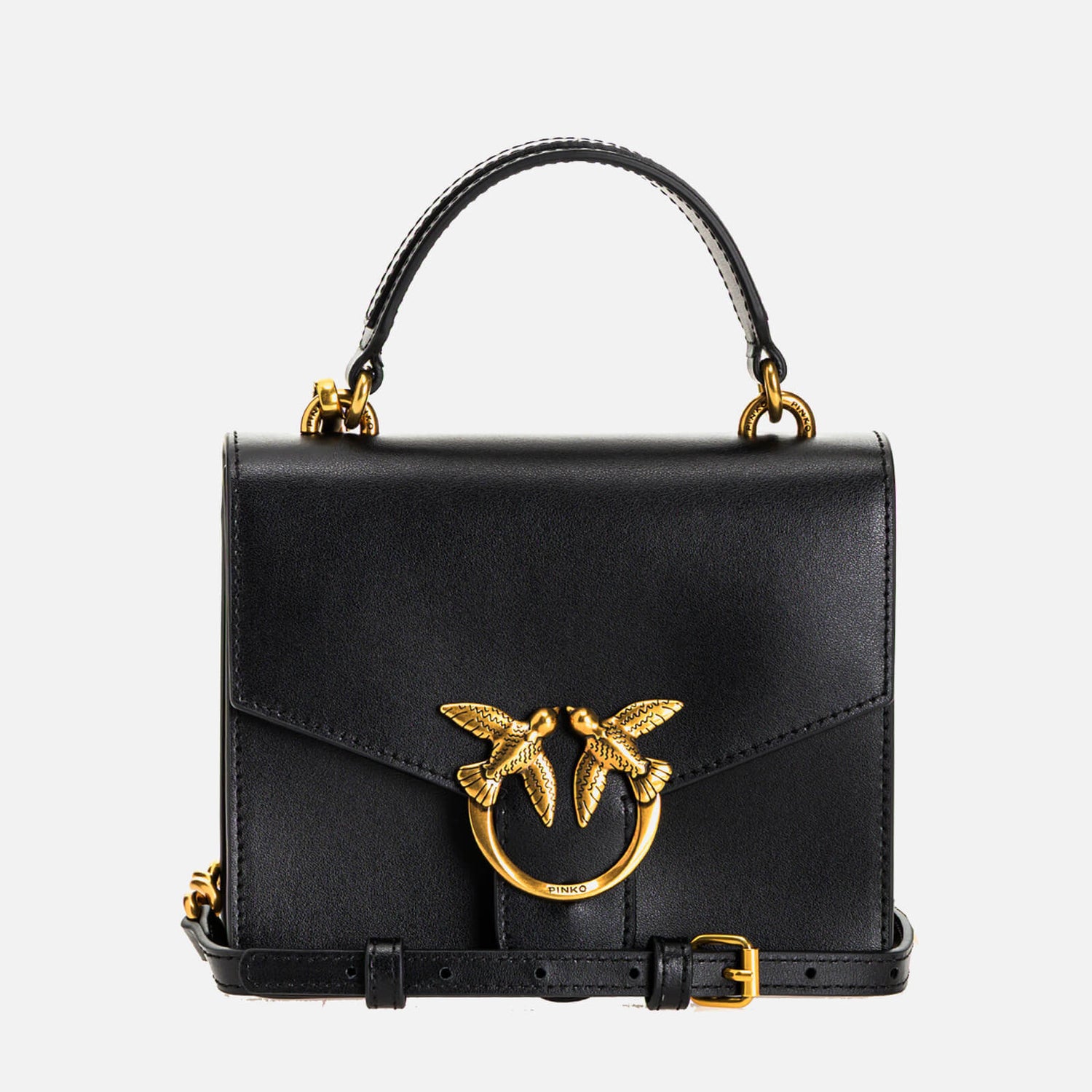 Pinko Women's Love Mini Top Handle Bag - Black | TheHut.com