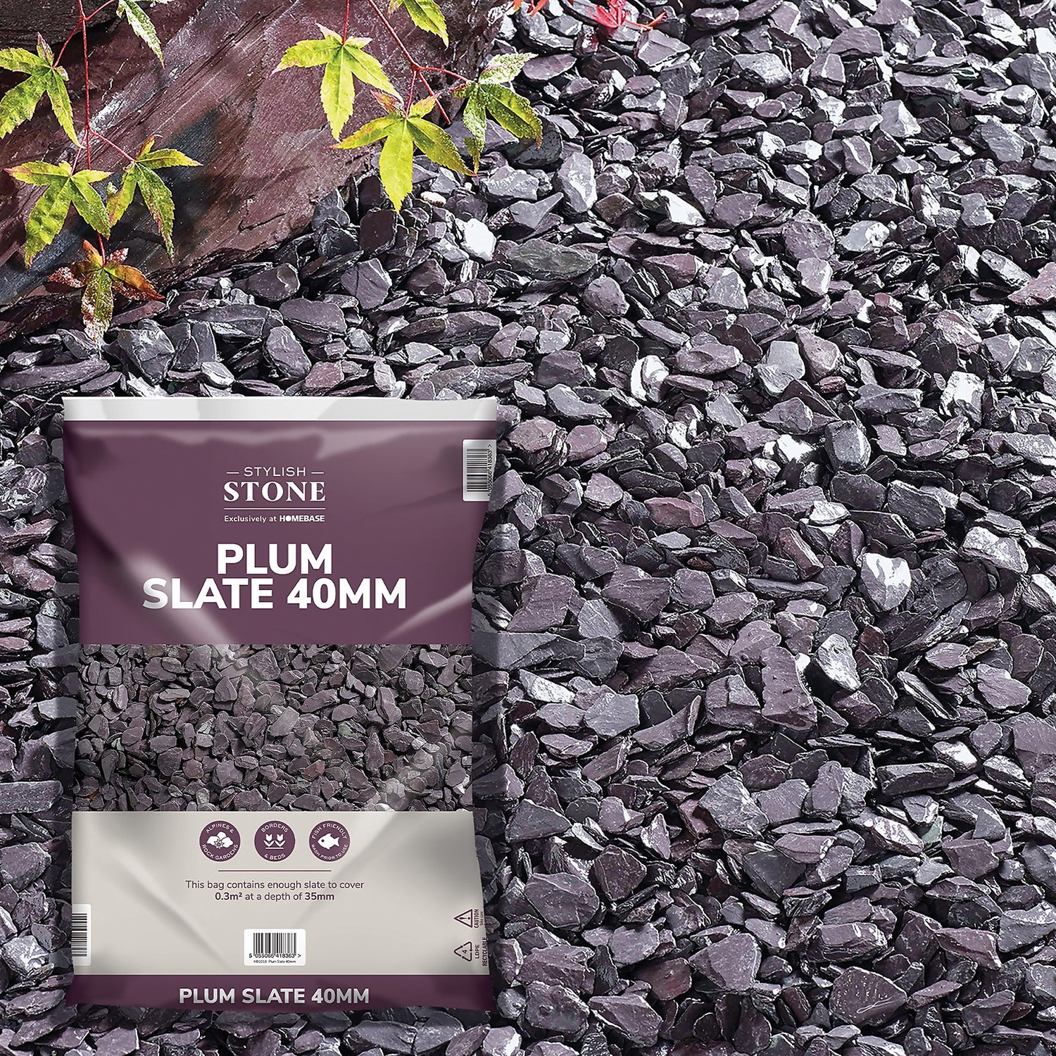 Garden Slate Chippings Homebase | Fasci Garden