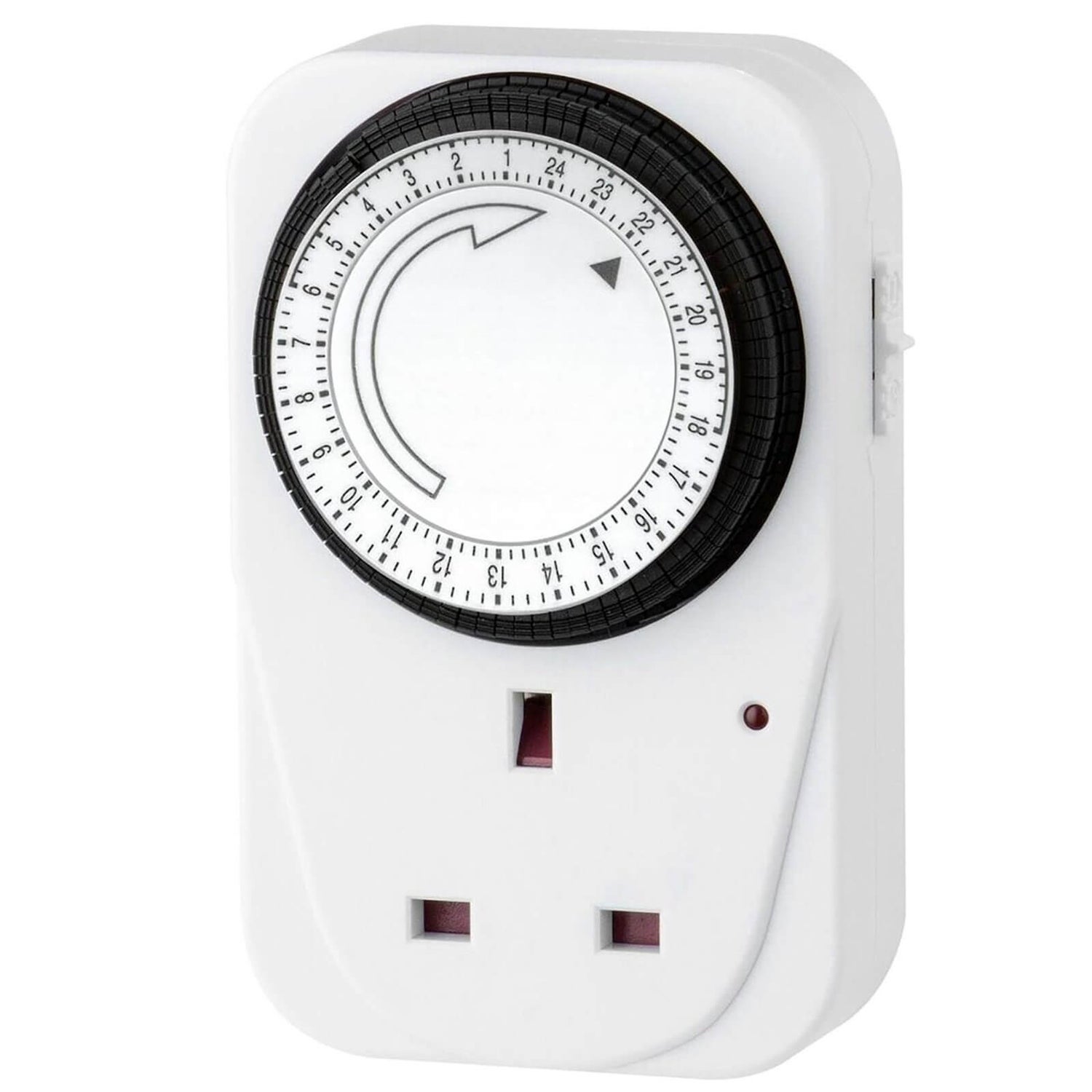 arlec-24-hour-mechanical-timer-socket-white-homebase