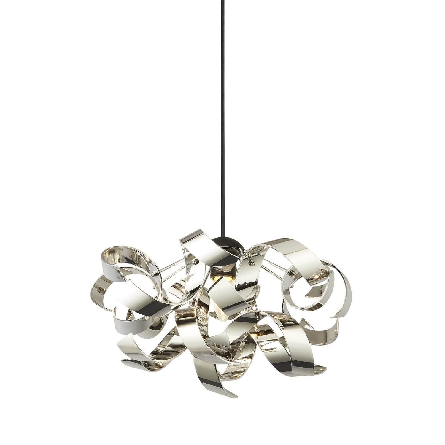 Sputnik Chrome Ribbon Pendant Light | Shelly Lighting