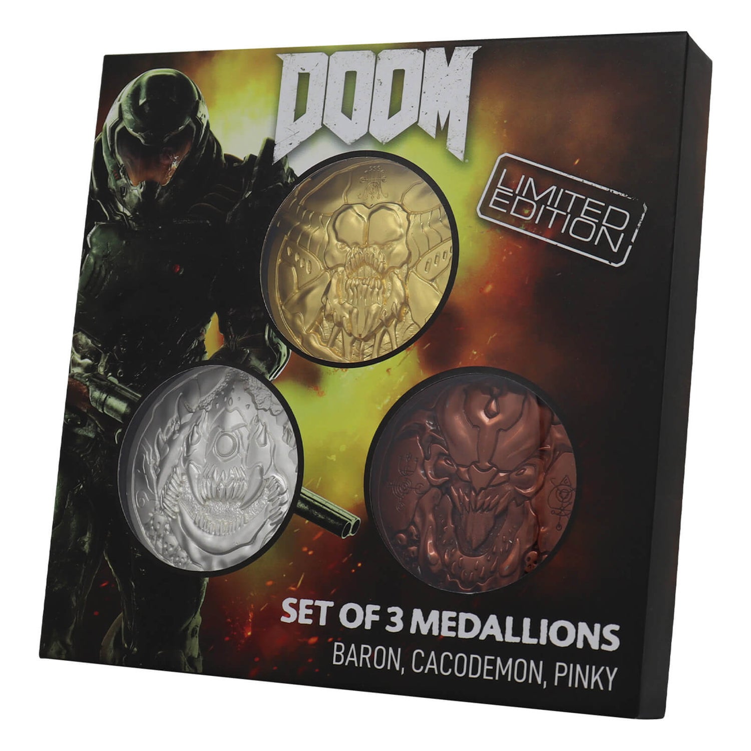 DUST! Doom 5th Anniversary Limited Edition Set of 3 Medallion ...