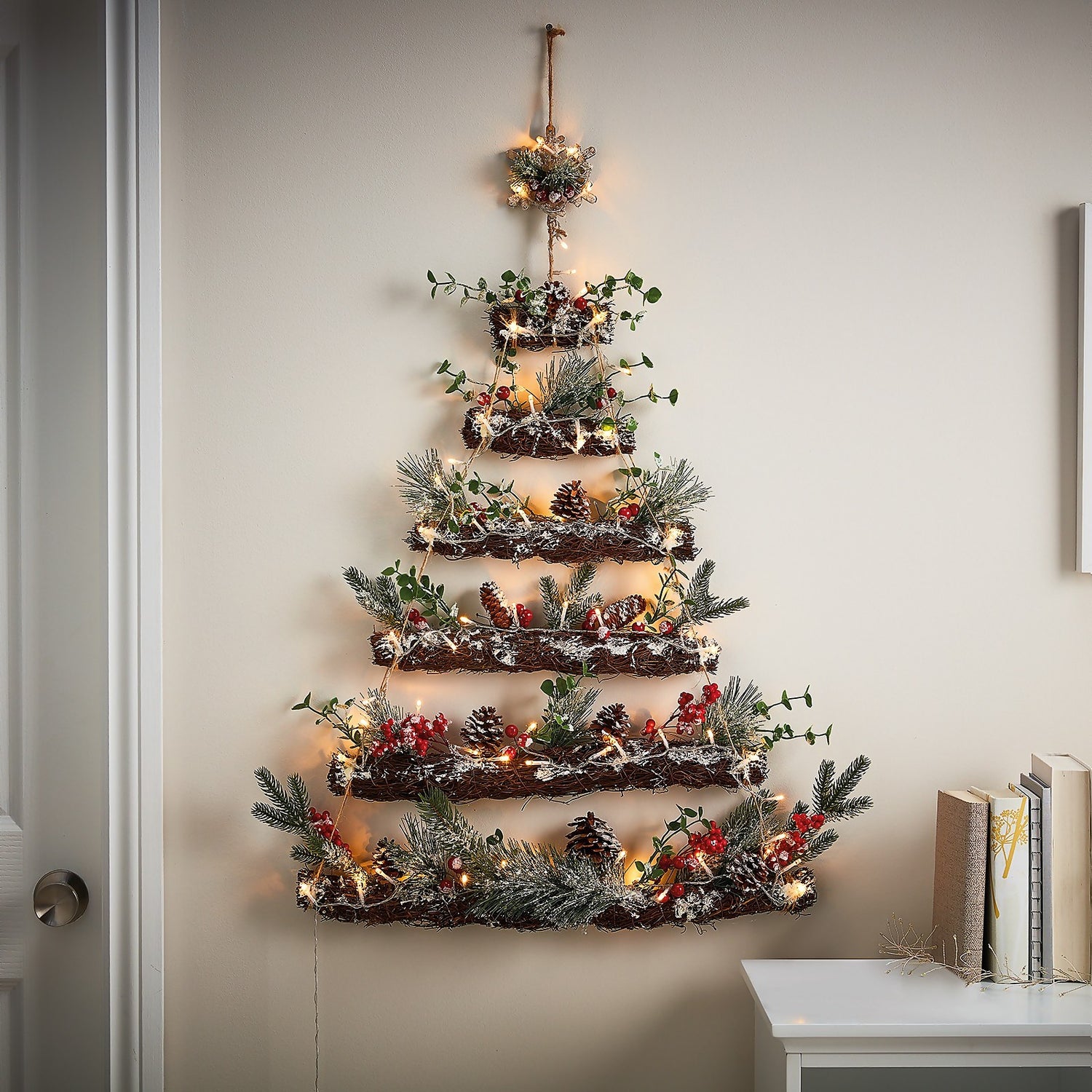 Wall Mounted Christmas Tree
