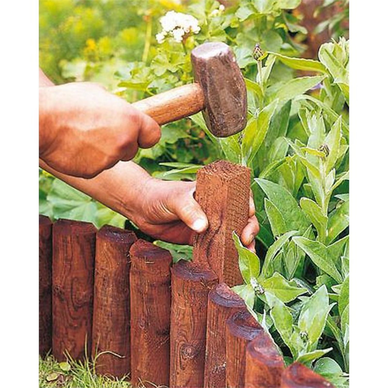 Garden Edging Log Roll | Fasci Garden