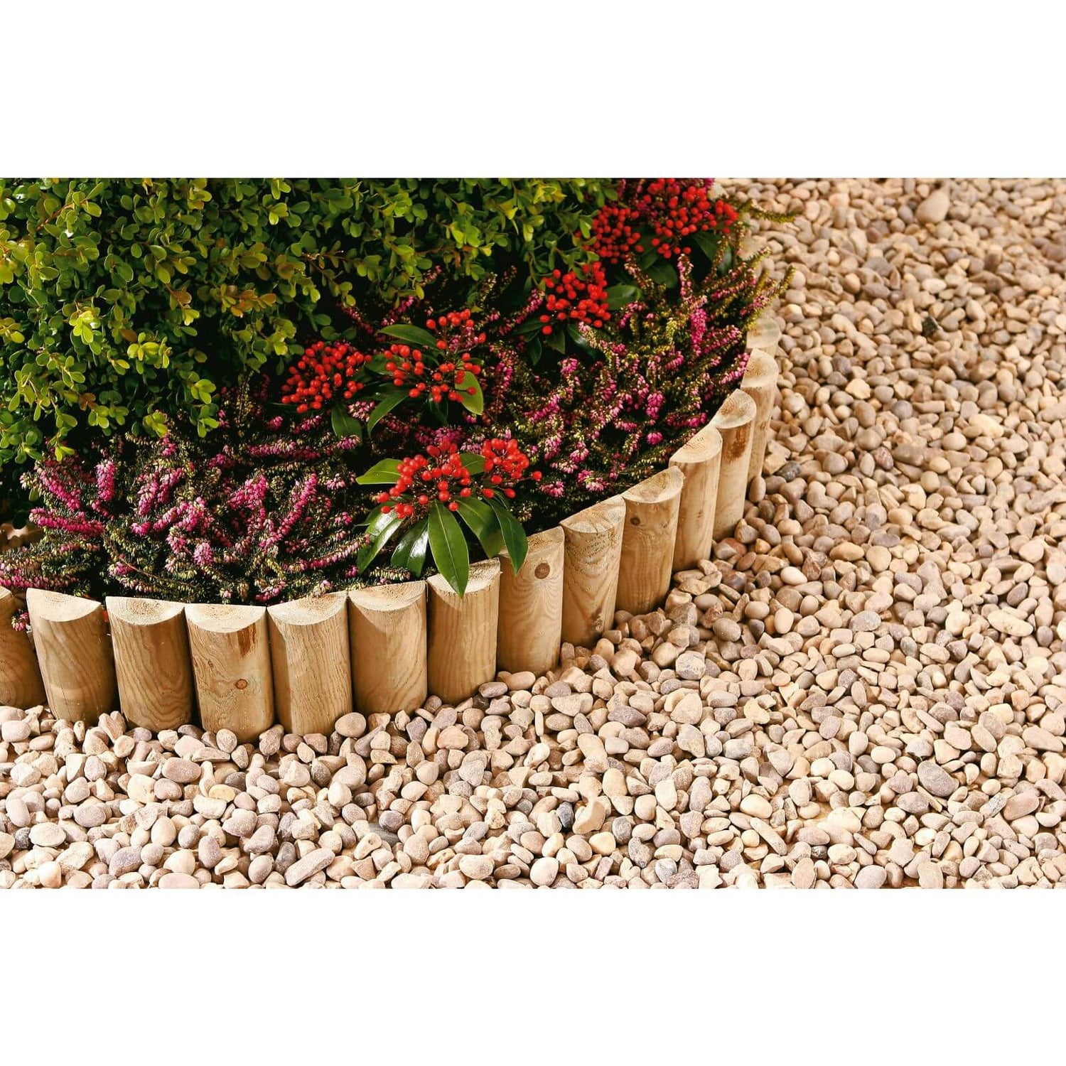 Garden Edging Log Roll | Fasci Garden