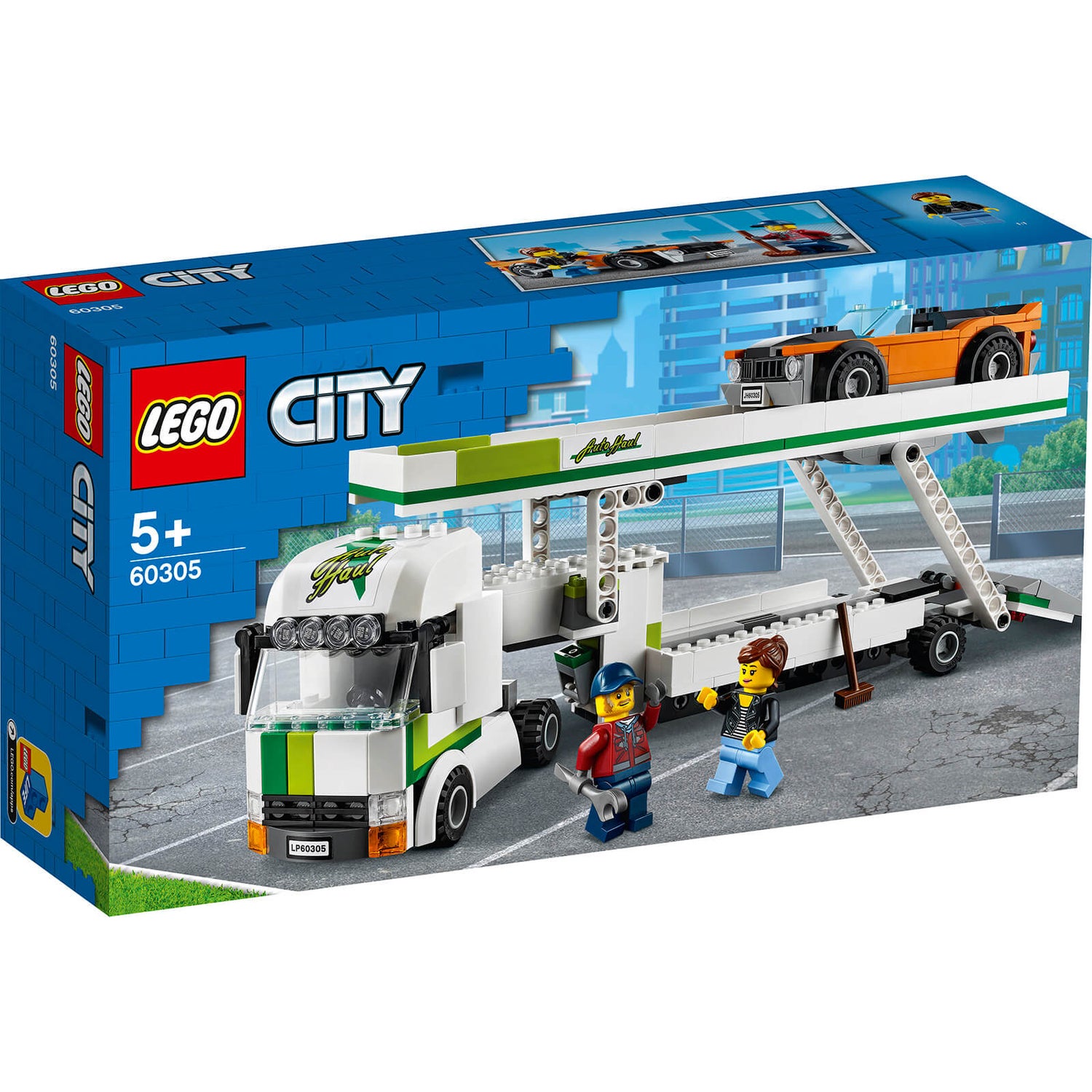 LEGO City Car Transporter (60305) Toys - Zavvi US