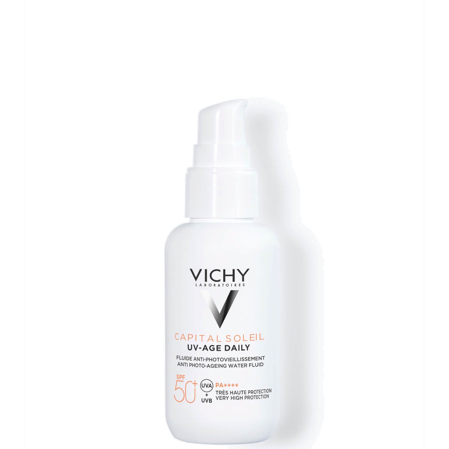 VICHY Capital Soleil UV Age Daily SPF 50+ Invisible Sun Cream with Niacinamide 40ml | LOOKFANTASTIC