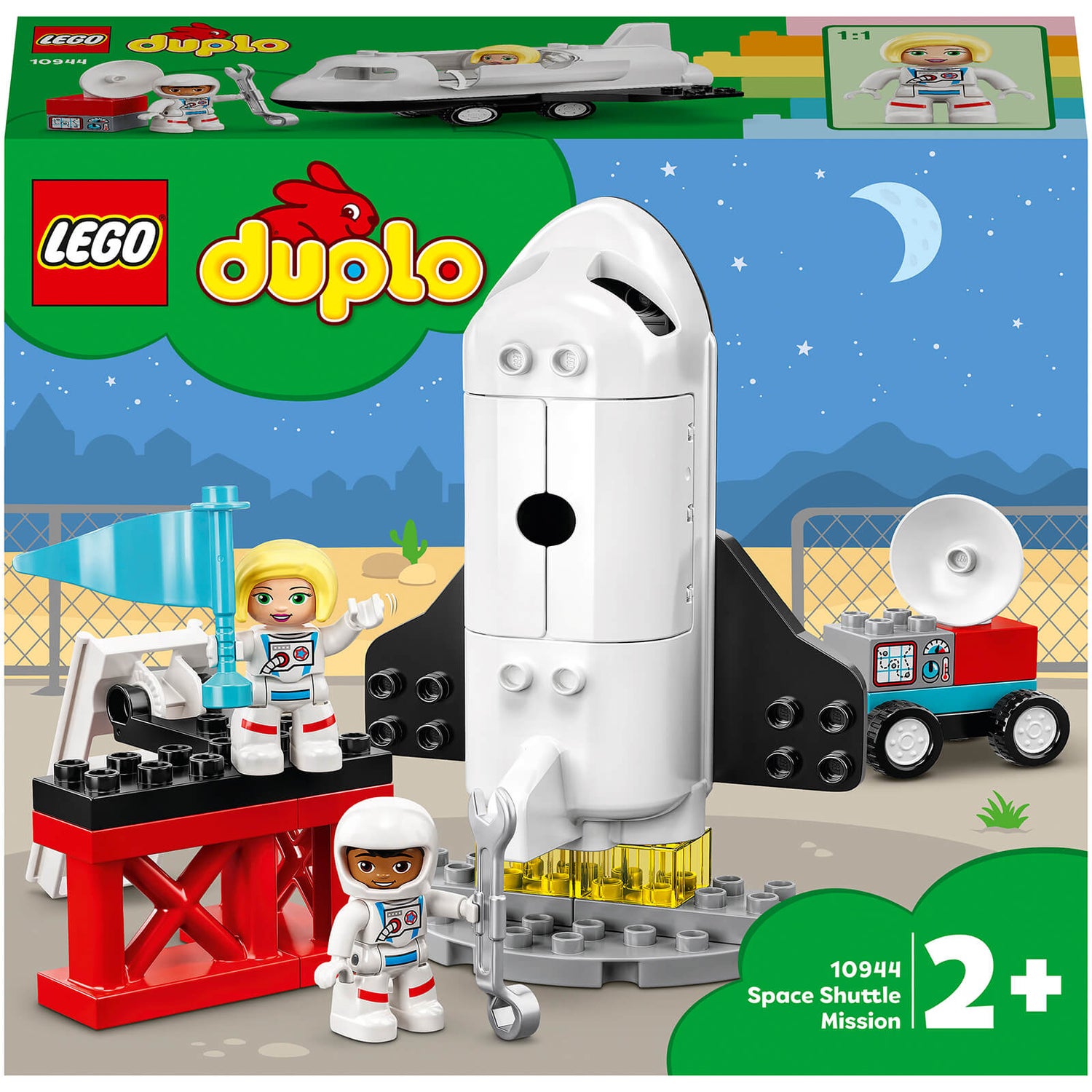 LEGO DUPLO Town: Space Shuttle Mission Rocket Toy (10944) Toys - Zavvi UK