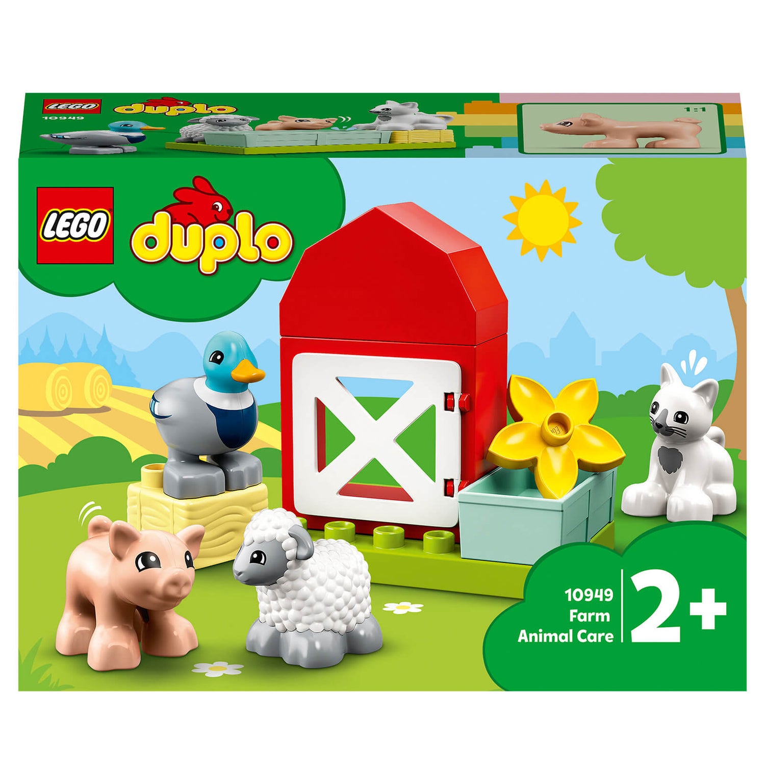 LEGO DUPLO Town: Farm Animal Care Toy for Toddlers (10949) Toys - Zavvi UK