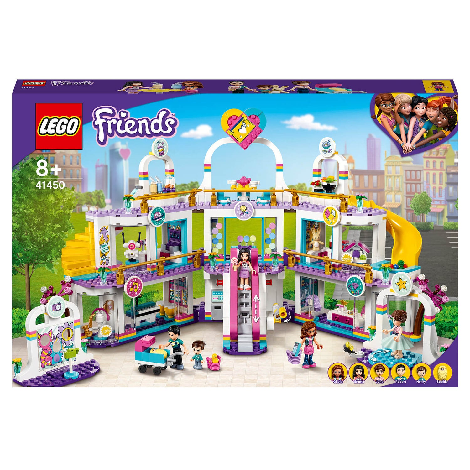 LEGO Friends: Heartlake City Shopping Mall Building Set (41450) Toys ...